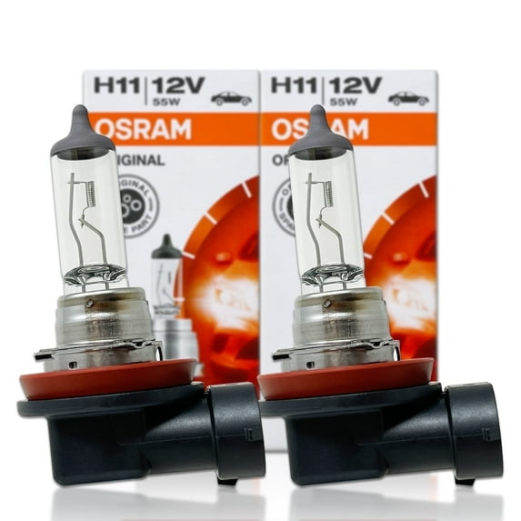 2-Pack H11 OSRAM Sylvania Long Life Automotive Halogen Headlight Bulbs ...