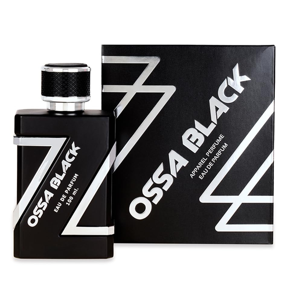 Ossa Black Eau De Parfum Apparel Perfume For Men 100ml, 3.4 Fl.oz. | Long Lasting Fragrance For ...