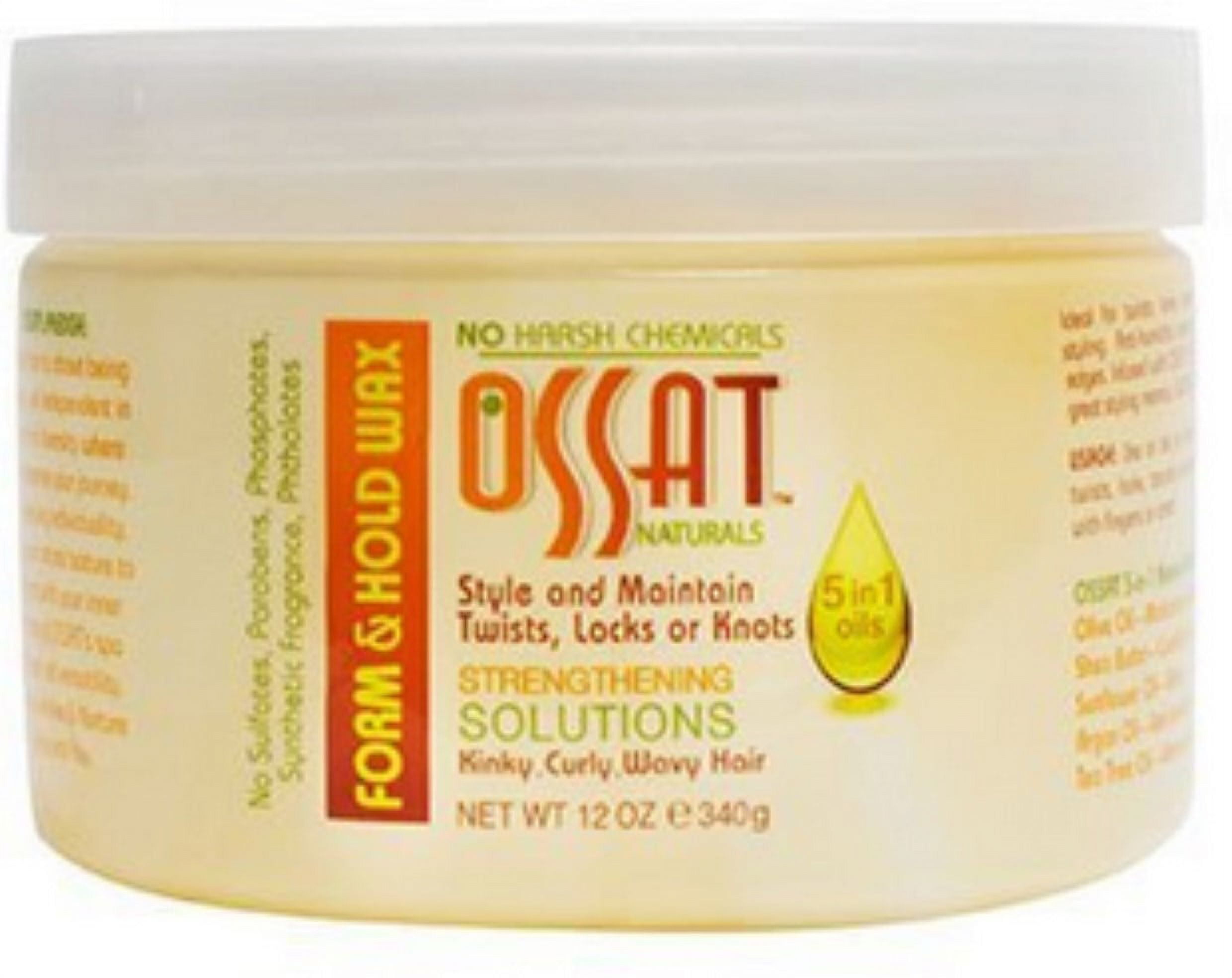 Ossat Naturals Form & Hold Wax, 12 oz - Walmart.com