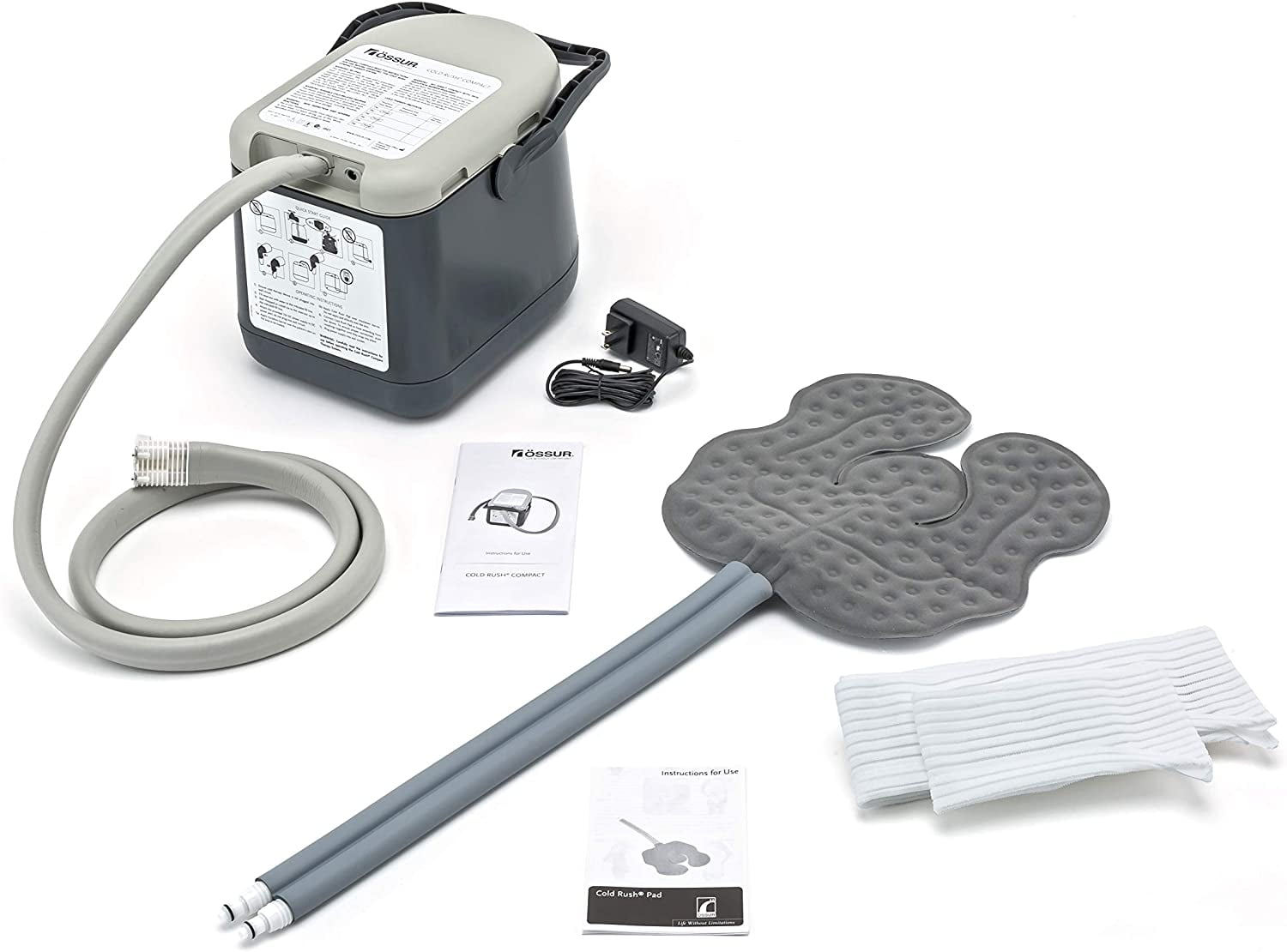 Ossur Cold Rush Compact Therapy Machine System with Universal Pad ...
