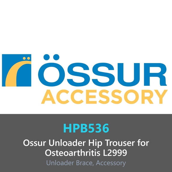 Ossur Unloader Hip Trouser - Step-In OA Hip Brace for Men and Women ...