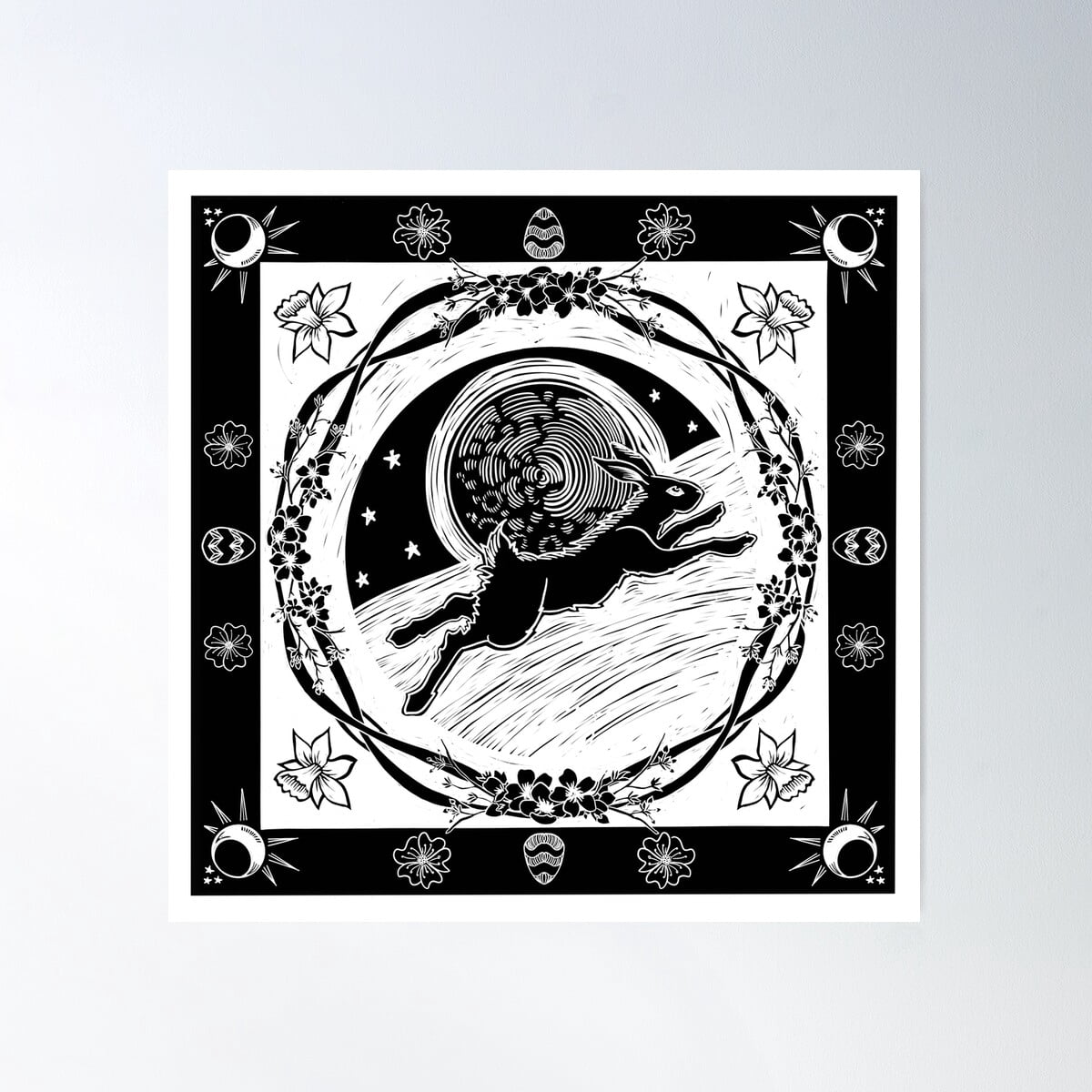 Ostara Poster Wall Art, Modern Wall Decor For Living Room Bedroom ...