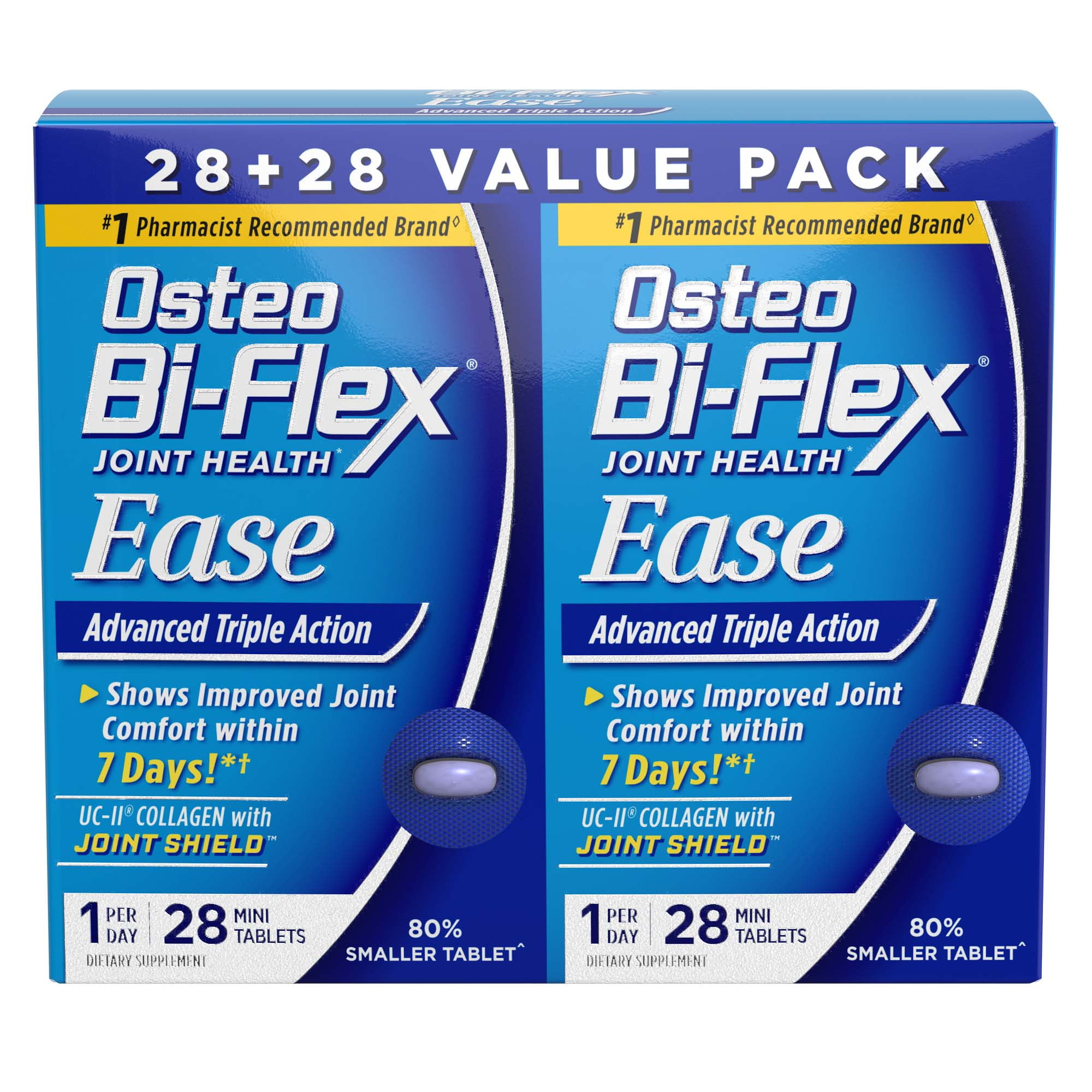 Osteo Bi-Flex Ease with Vitamin D, Joint Supplements, 28 Mini-Tablets ...
