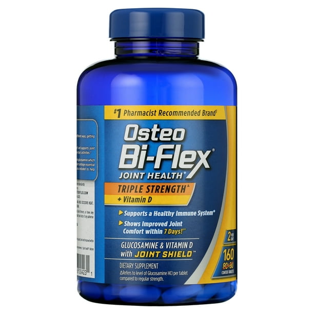 Osteo Bi-Flex Triple Strength Joint Health Supplements, Vitamin D and ...
