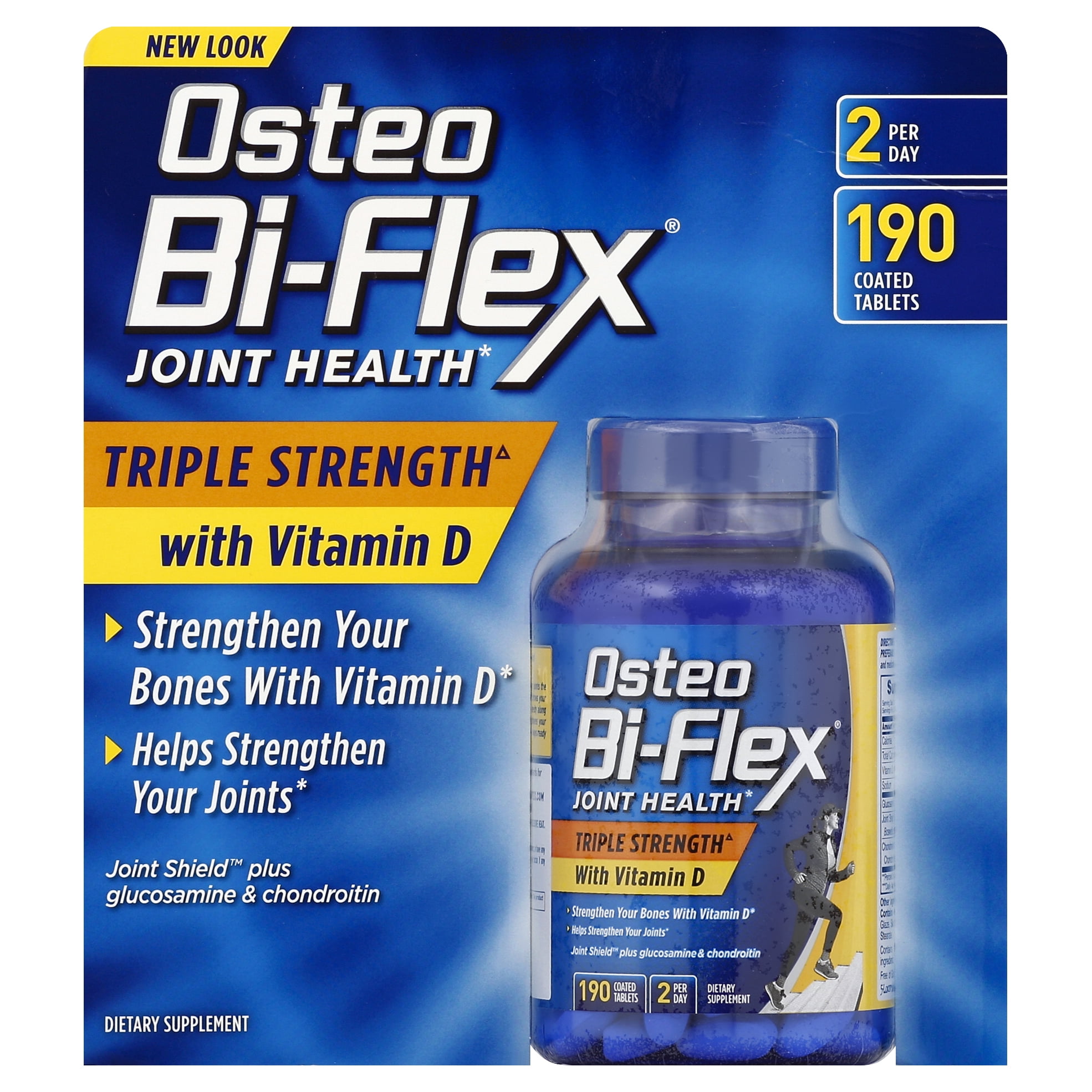 Osteo Bi-Flex Triple Strength with Vitamin D, 190 Ct - Walmart.com