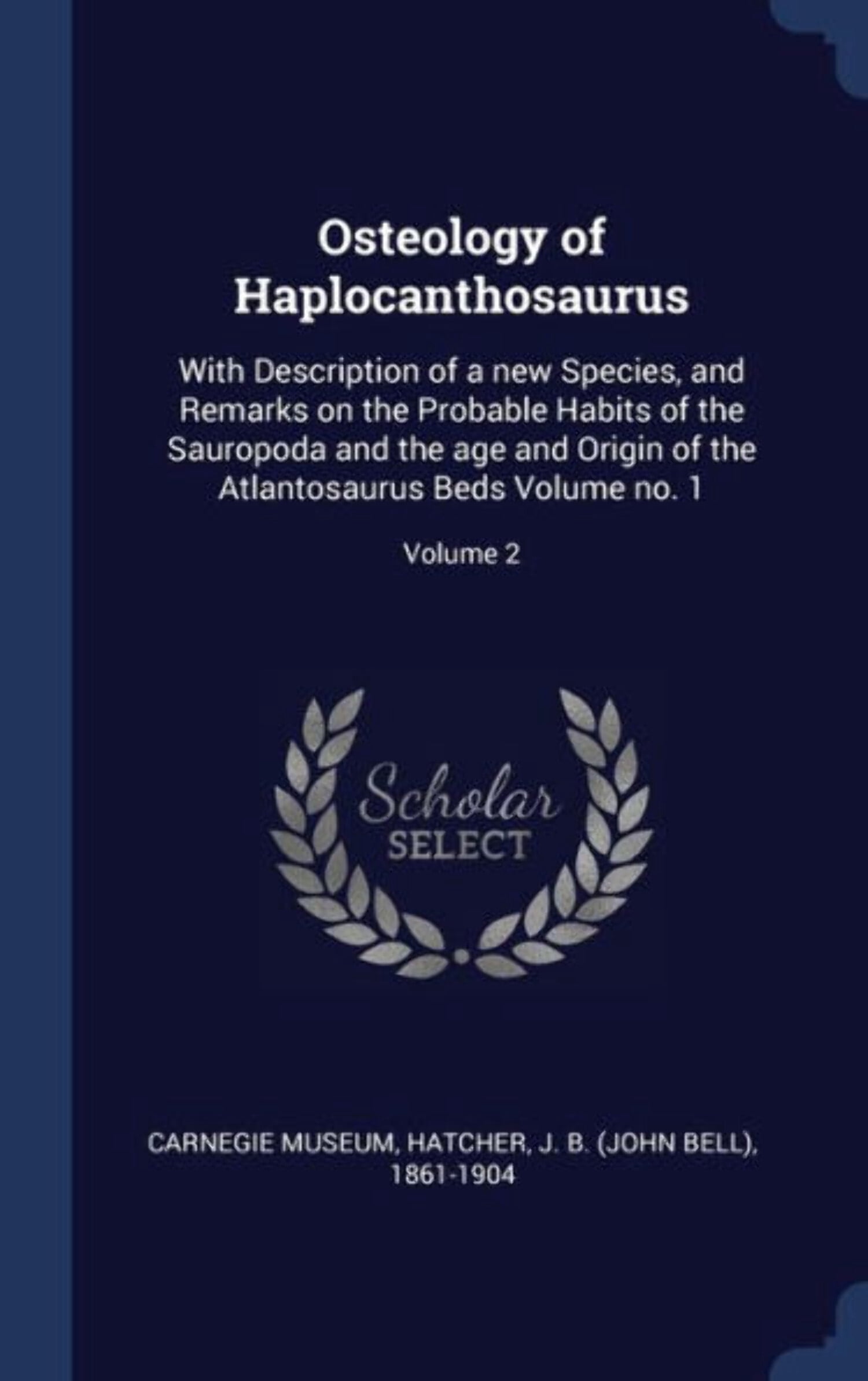 Osteology Of Haplocanthosaurus: With Description Of A New Species, And ...