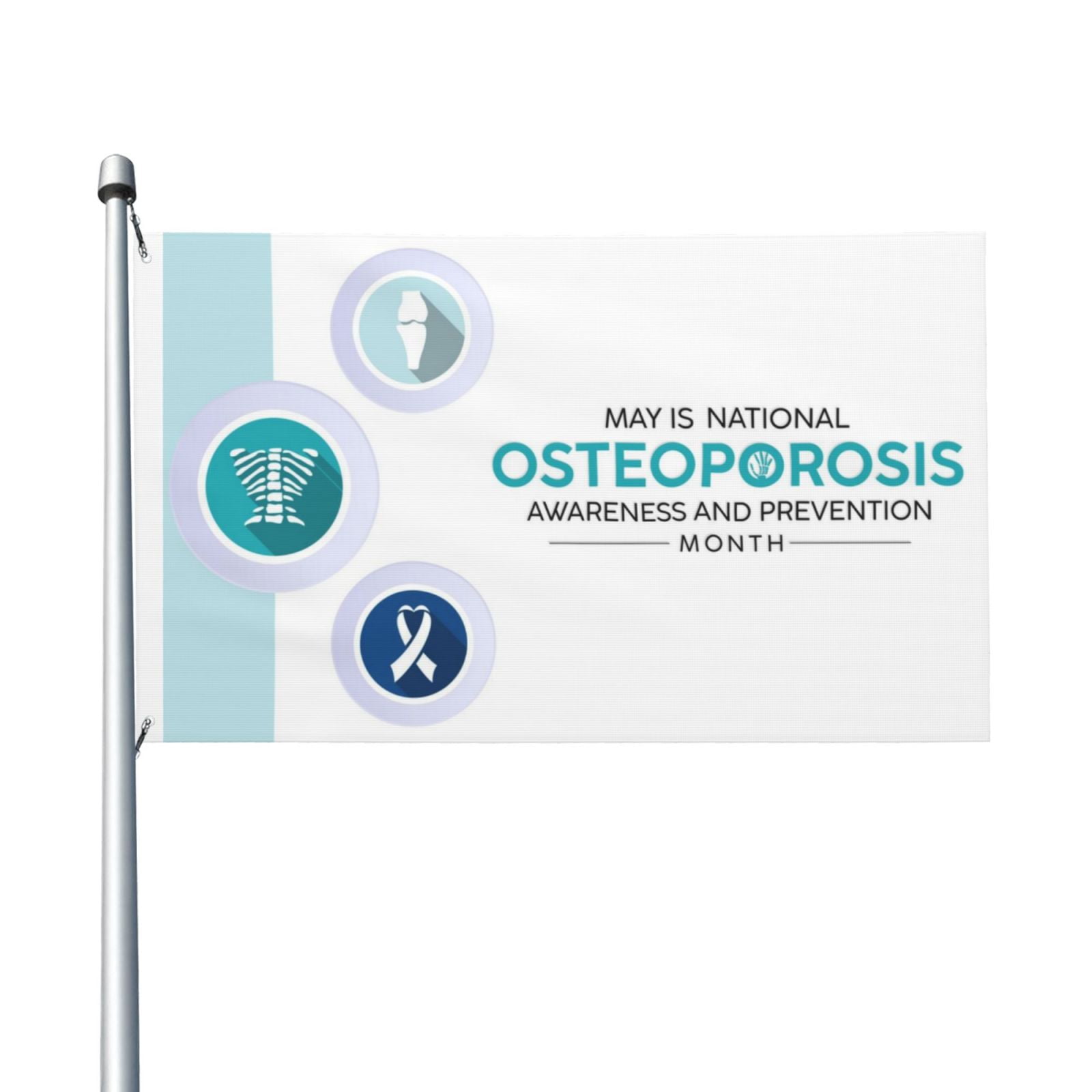 Osteoporosis Awareness And Prevention Month Garden Flags 3x5 Ft ...