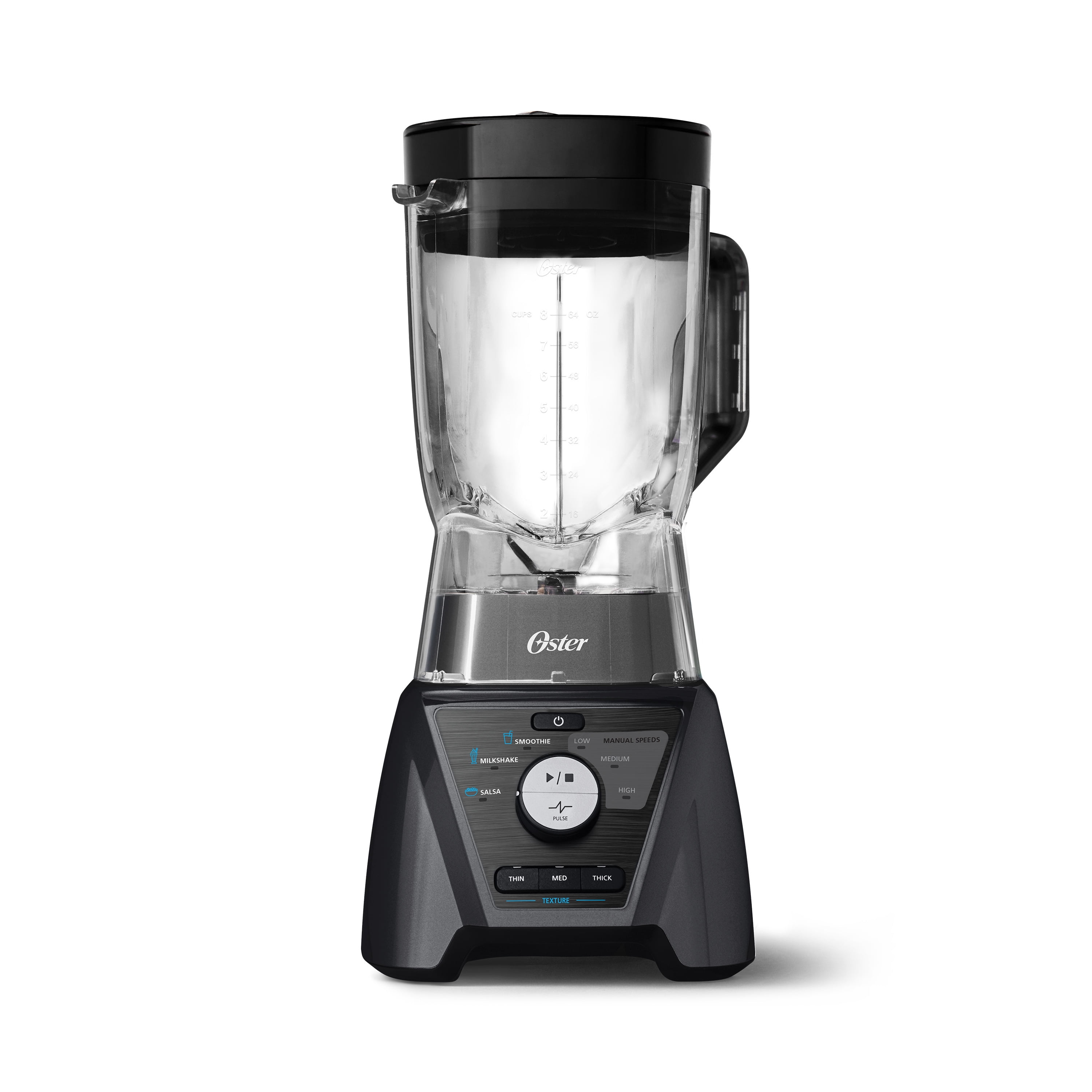 Oster Pro Blender, 1200 Watt, Texture Select Settings, 9 Speed, 64 ...