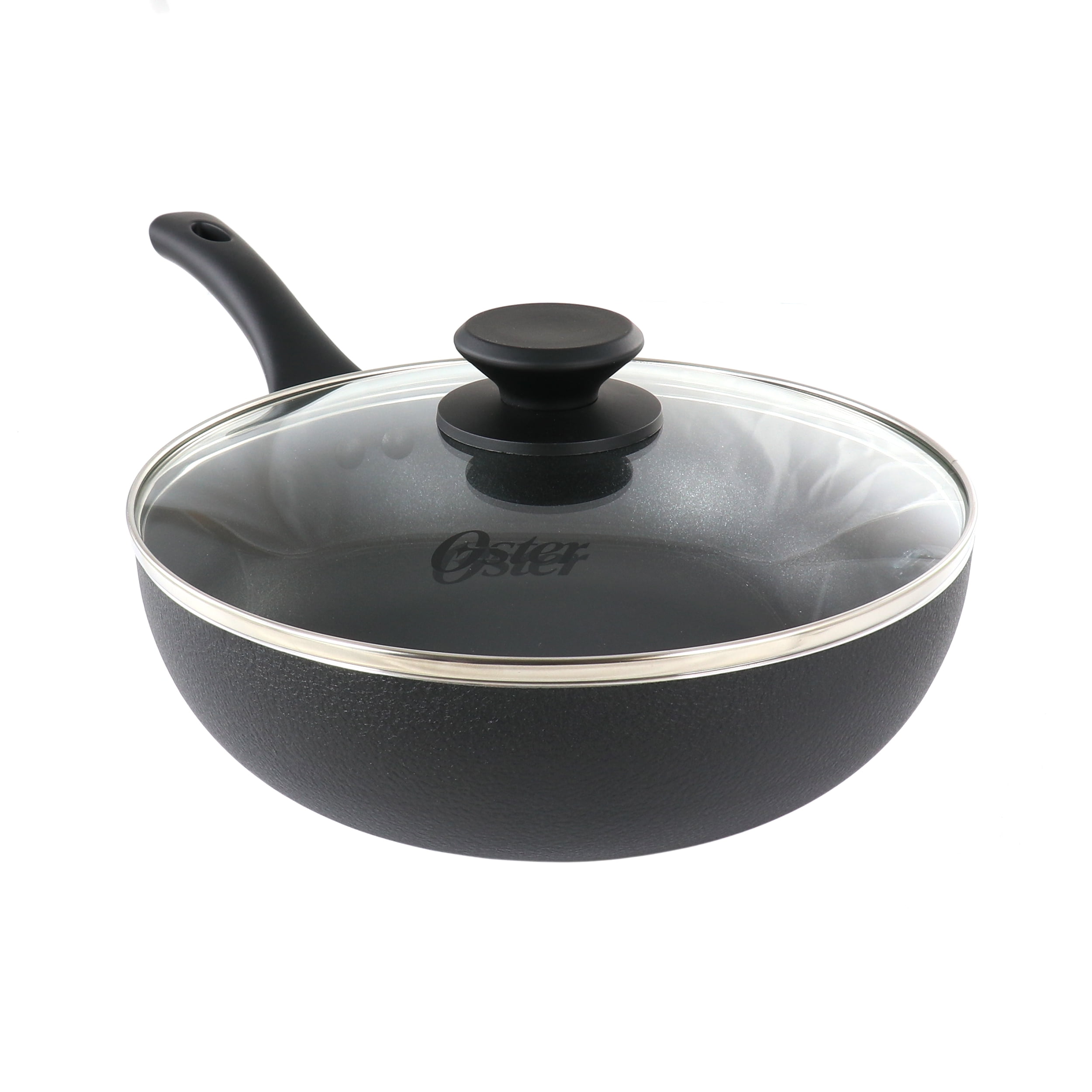 Oster 9.5 Inch Aluminum Nonstick Wok With Lid - Walmart.com