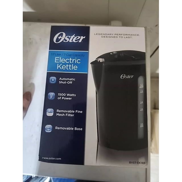 Oster BVST-EK18B Electric Kettle, 1.7-Liter, Black (Without Box ...