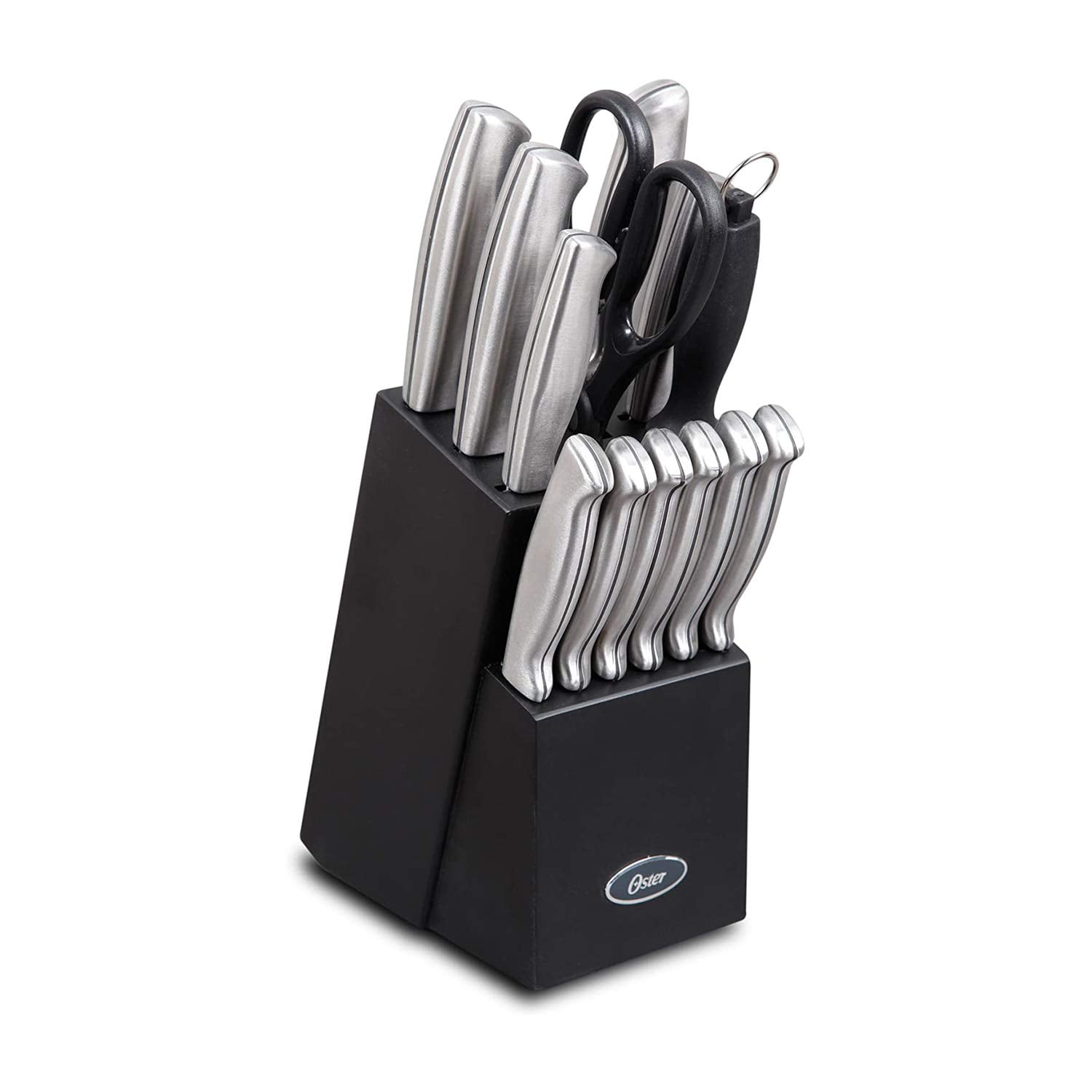 Oster Baldwyn 14 Piece Stainless Steel Cutting Kitchen Knife Cutlery ...