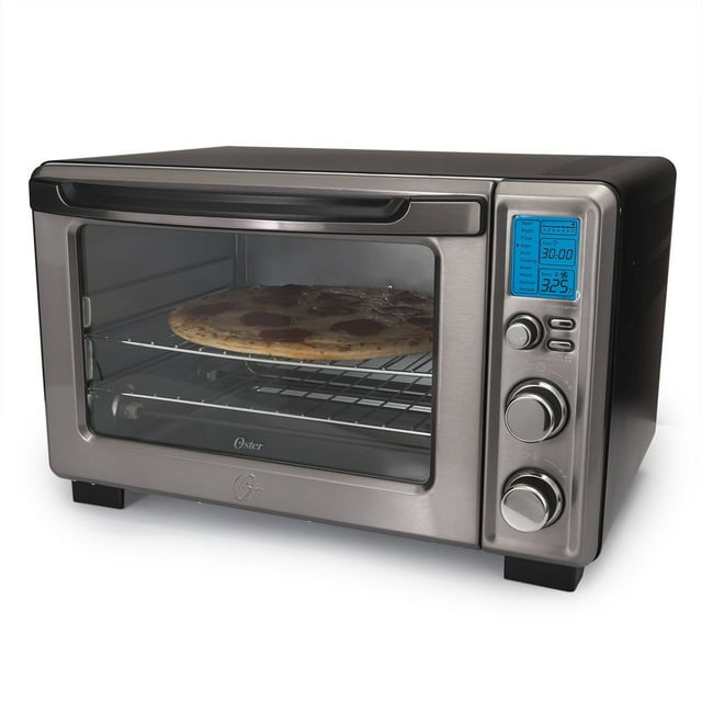 Oster Black Stainless Collection Digital Toaster Oven With Convection ...