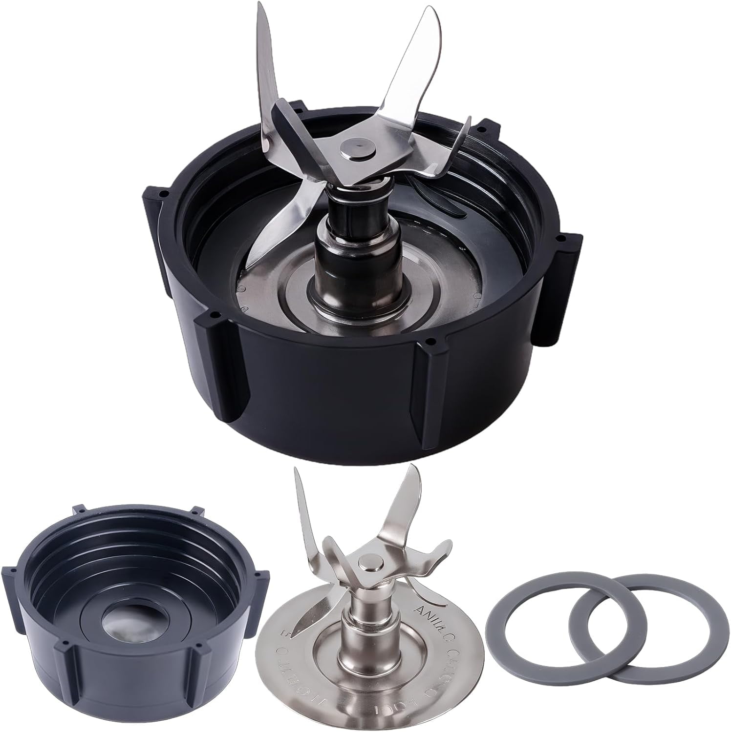 Oster Blender Replacement Parts Kit - 6-Fin Ice-Crushing Blade, Jar ...