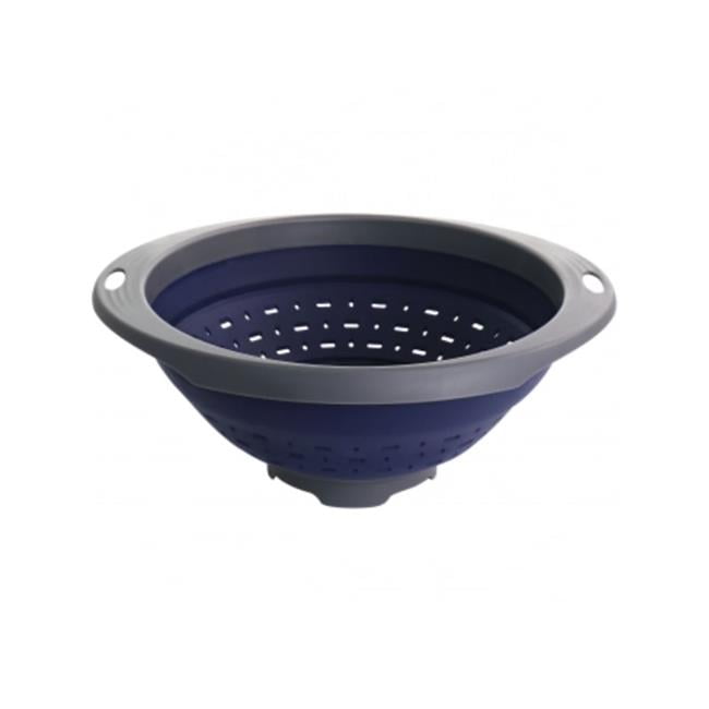 Oster Bluemarine Collapsible Polypropylene Colander in Navy - Walmart.com