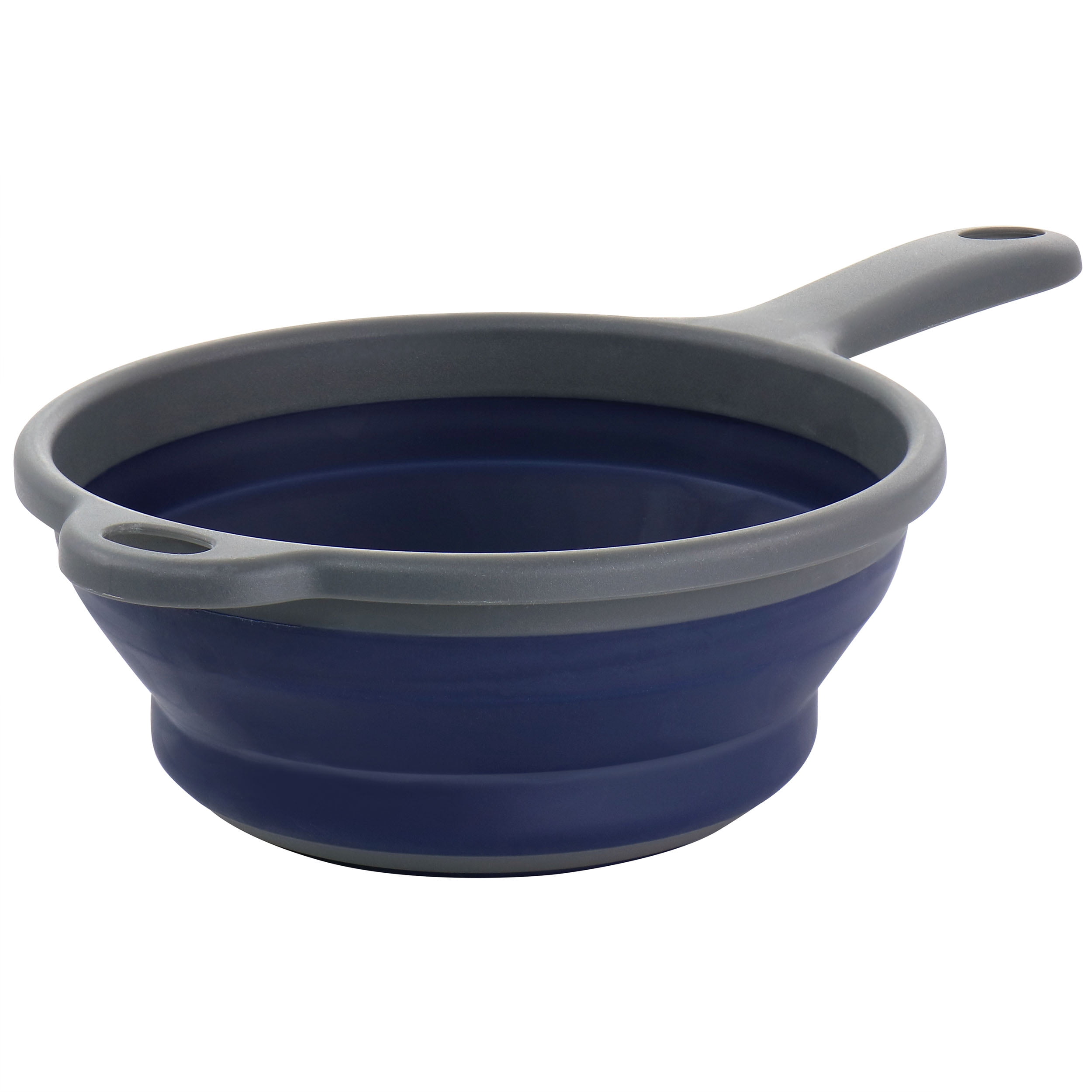 Oster Bluemarine Collapsible Polypropylene Colander with Handle in Navy ...