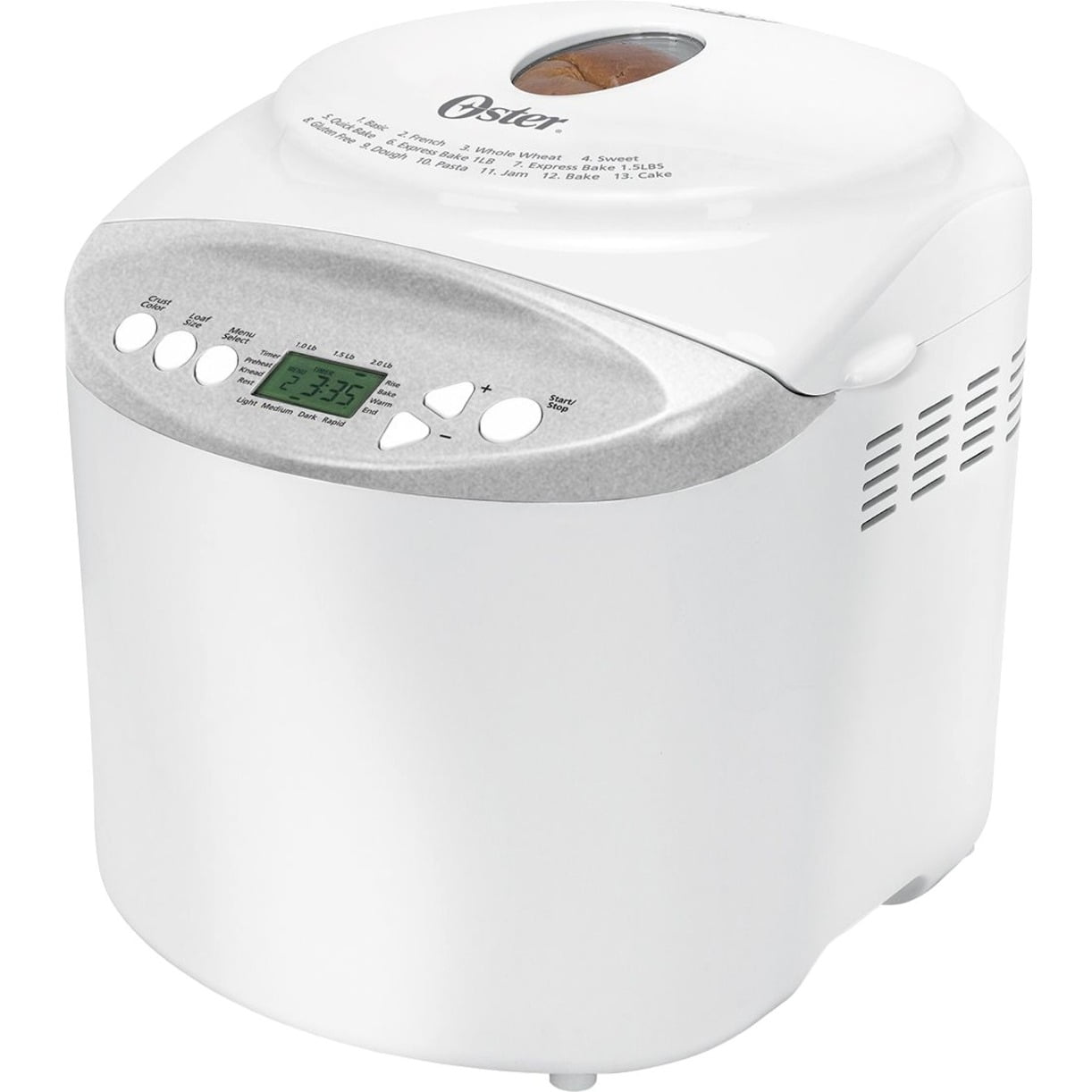 Oster Automatic 2lb Bread Maker with 13 Settings, Express Bake, Machine ...