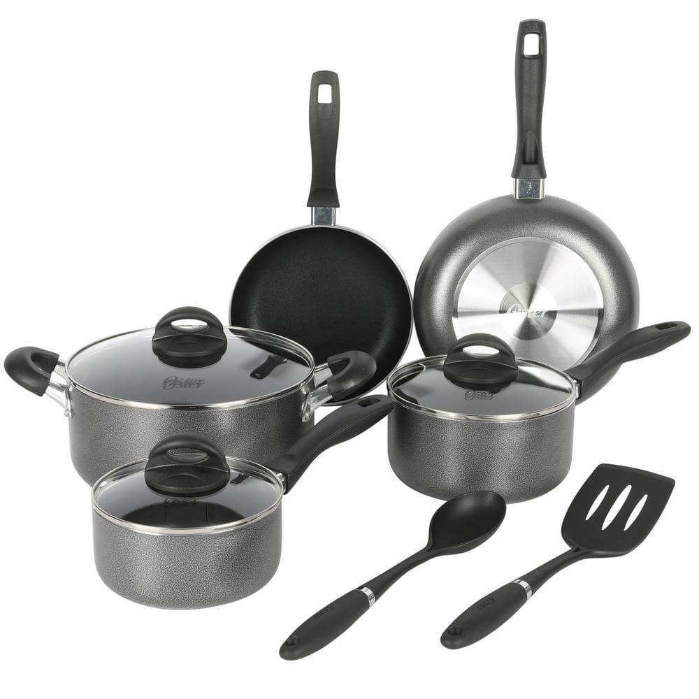 Oster Clairborne 10-Piece Nonstick Aluminum Cookware Set - Walmart.com