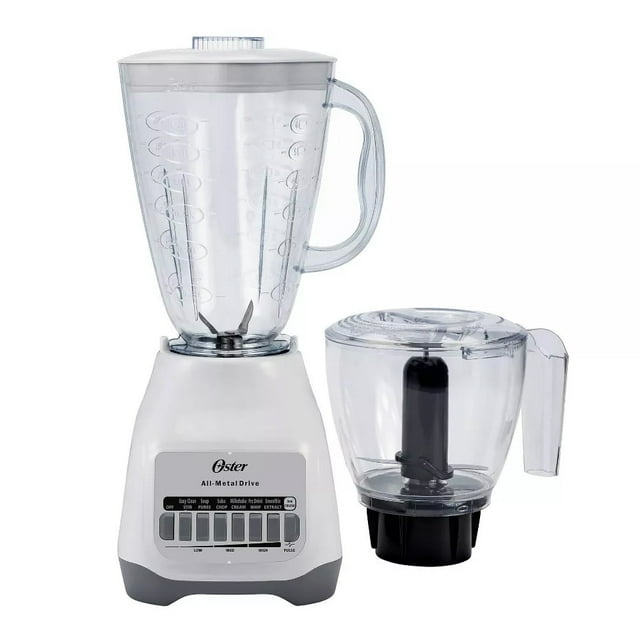 Oster Classic 2-in-1 Blender and Food Processor, 700W High-Torque ...