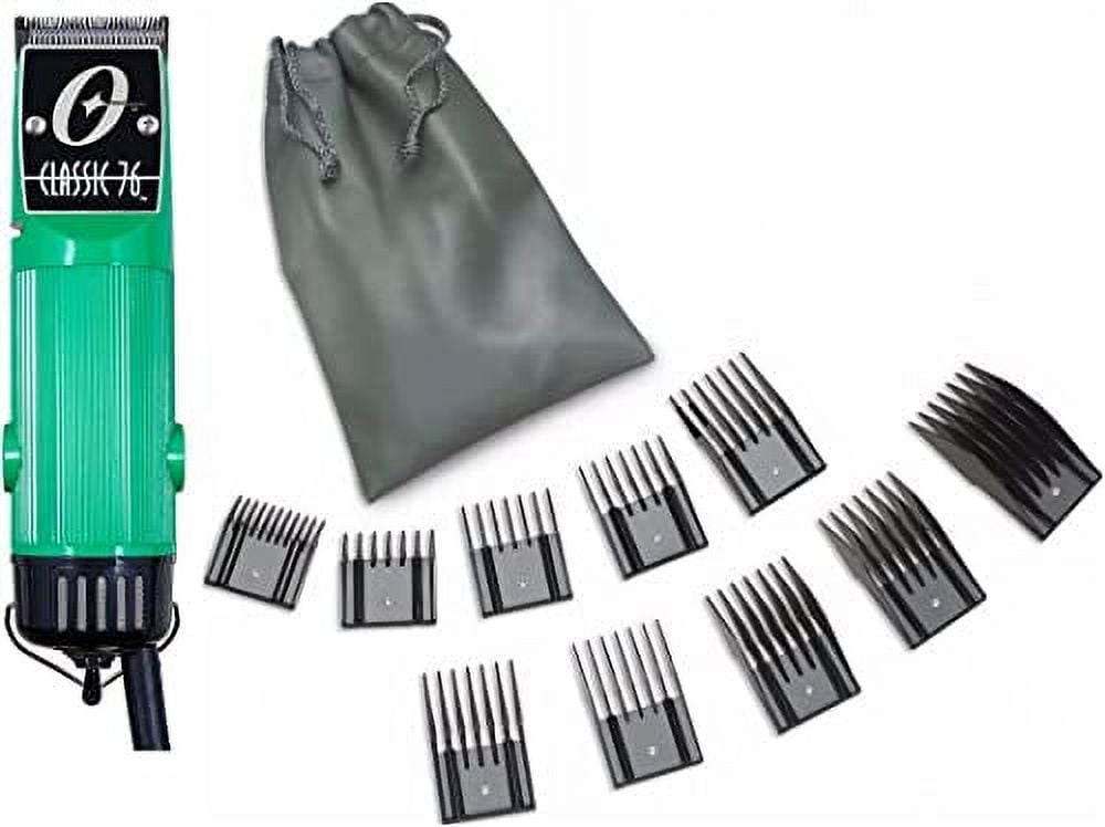 Oster Classic 76 Green Color Limited Edition Hair Clipper + 10 PC Comb ...
