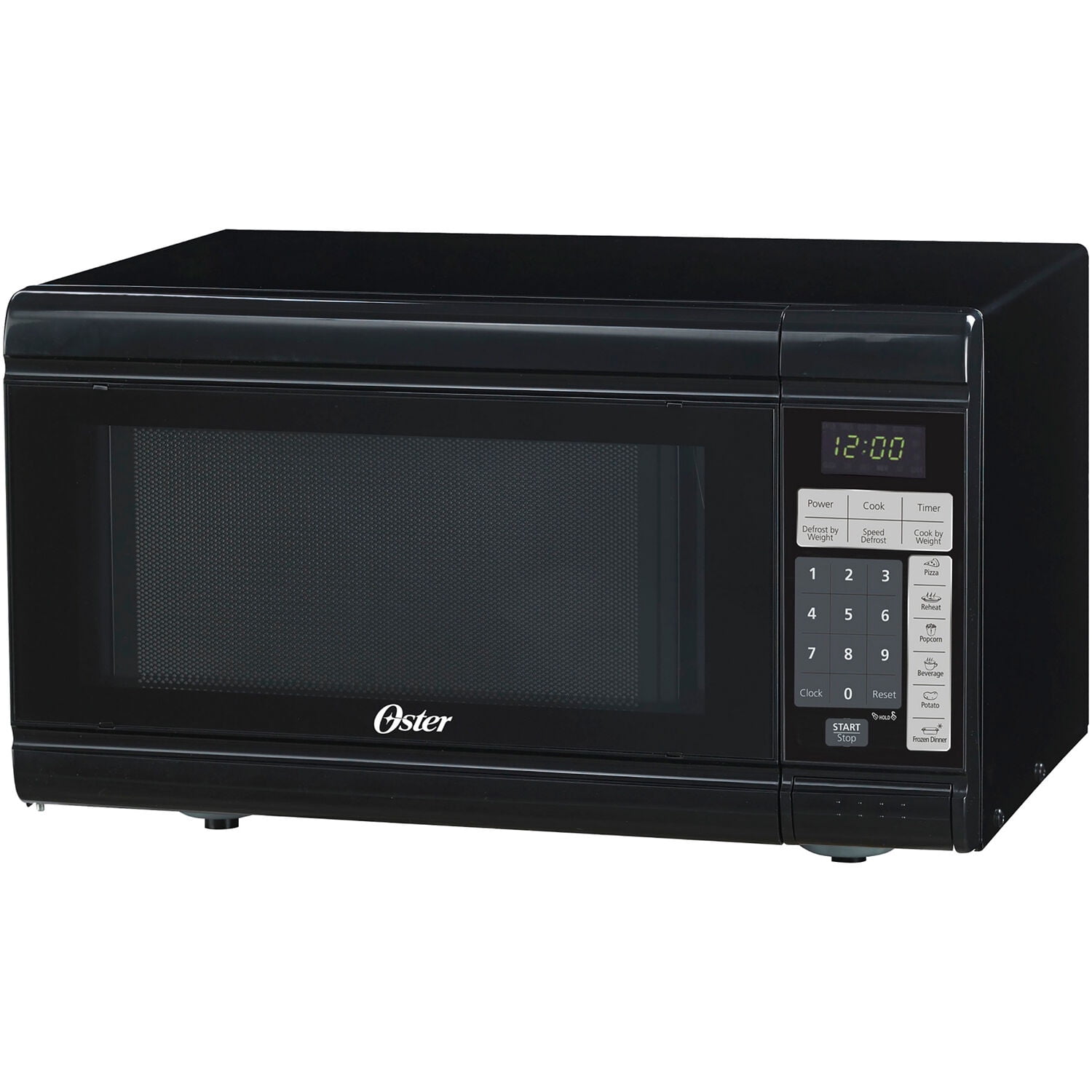 Oster Compact-Size 0.9-Copper Feet 900W Countertop Microwave Oven with ...
