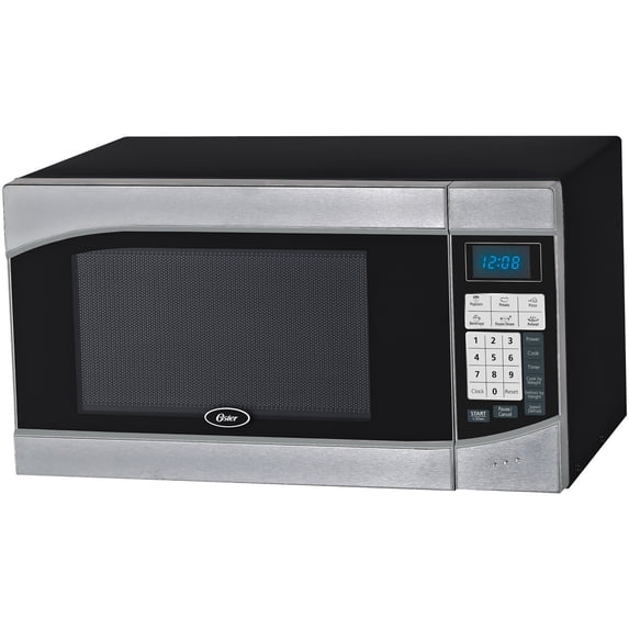 Oster Compact-Size 0.9-Cu. Ft. 900W Countertop Microwave Oven with ...