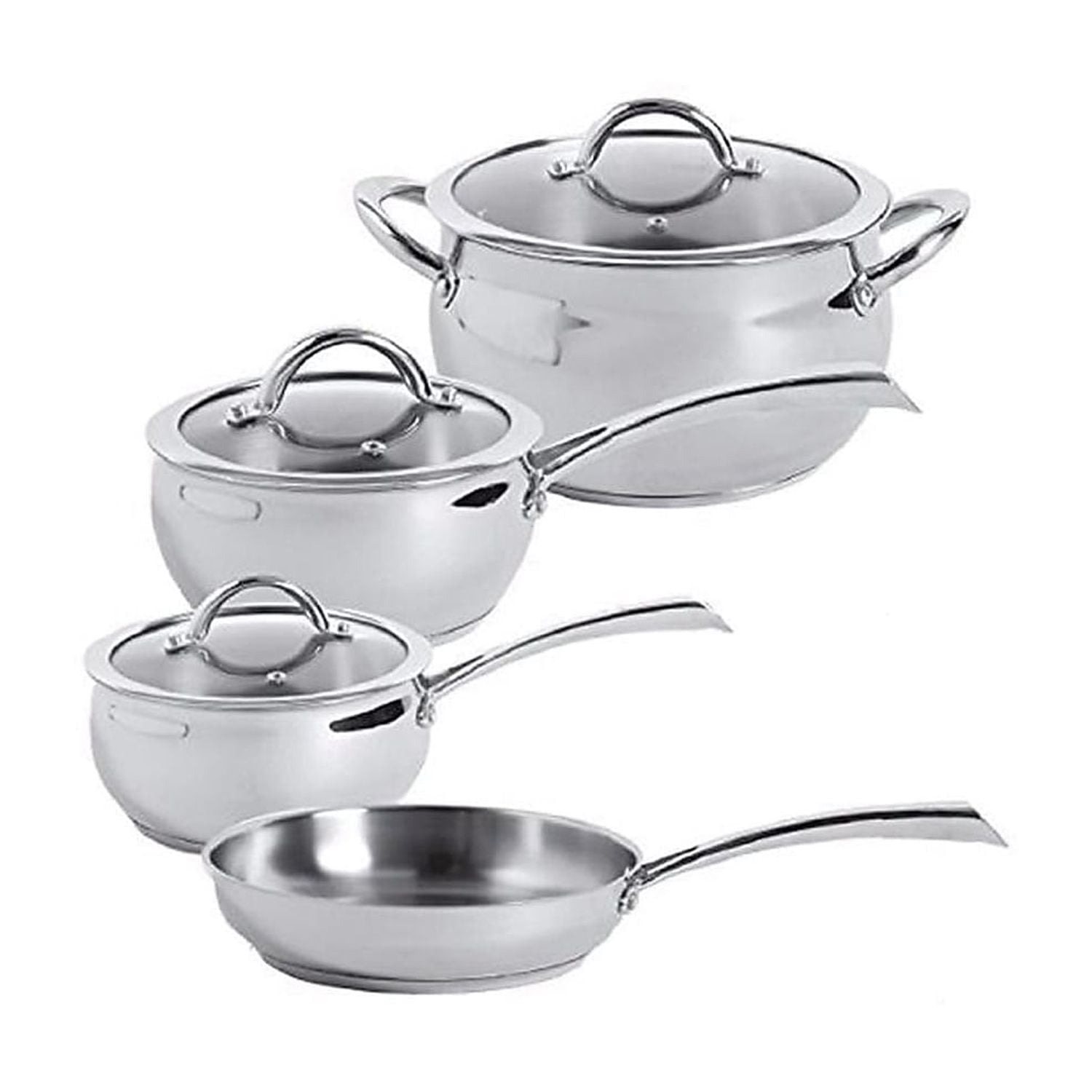 Oster Derrick 7 Piece Stainless Steel Cookware Set - Walmart.com