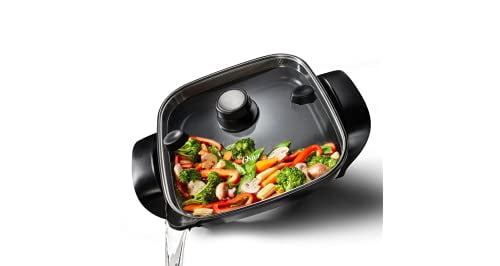Oster DiamondForce 12 "x 12" Strain & Pour Electric Skillet Nonstick ...