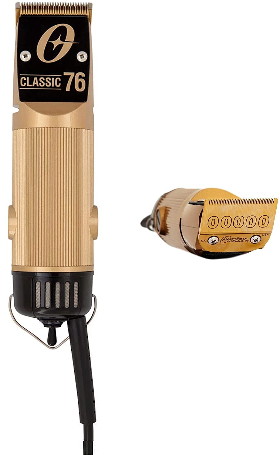Oster Exclusive Classic 76 Professional Gold Hair Clippers with ...