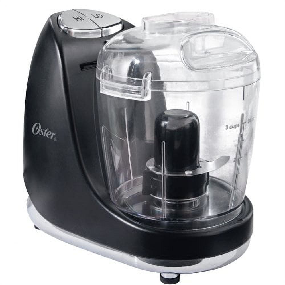 Oster FPSTMC3321 3-Cup Mini Chopper with Whisk, Black - Walmart.com