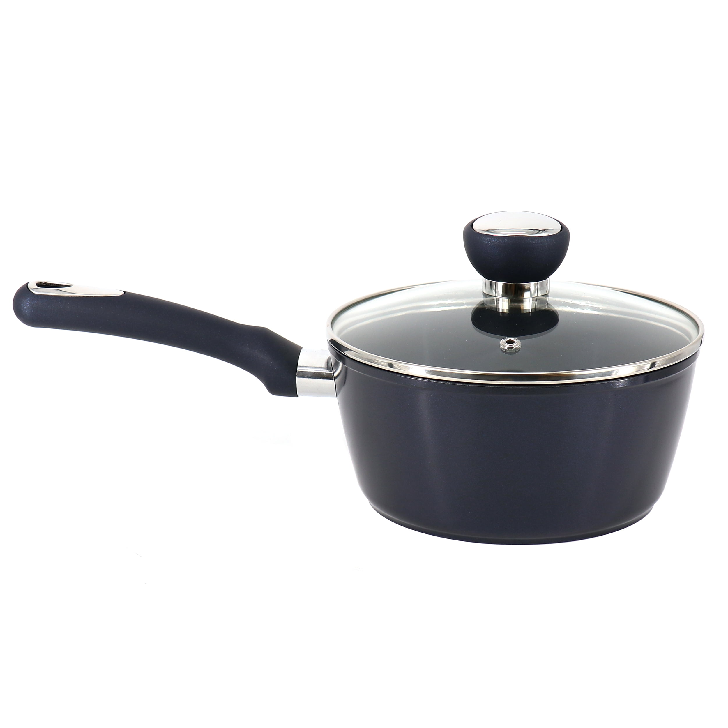 Oster Hawke 1.9 Quart Ceramic Nonstick Aluminum Saucepan with Lid in ...