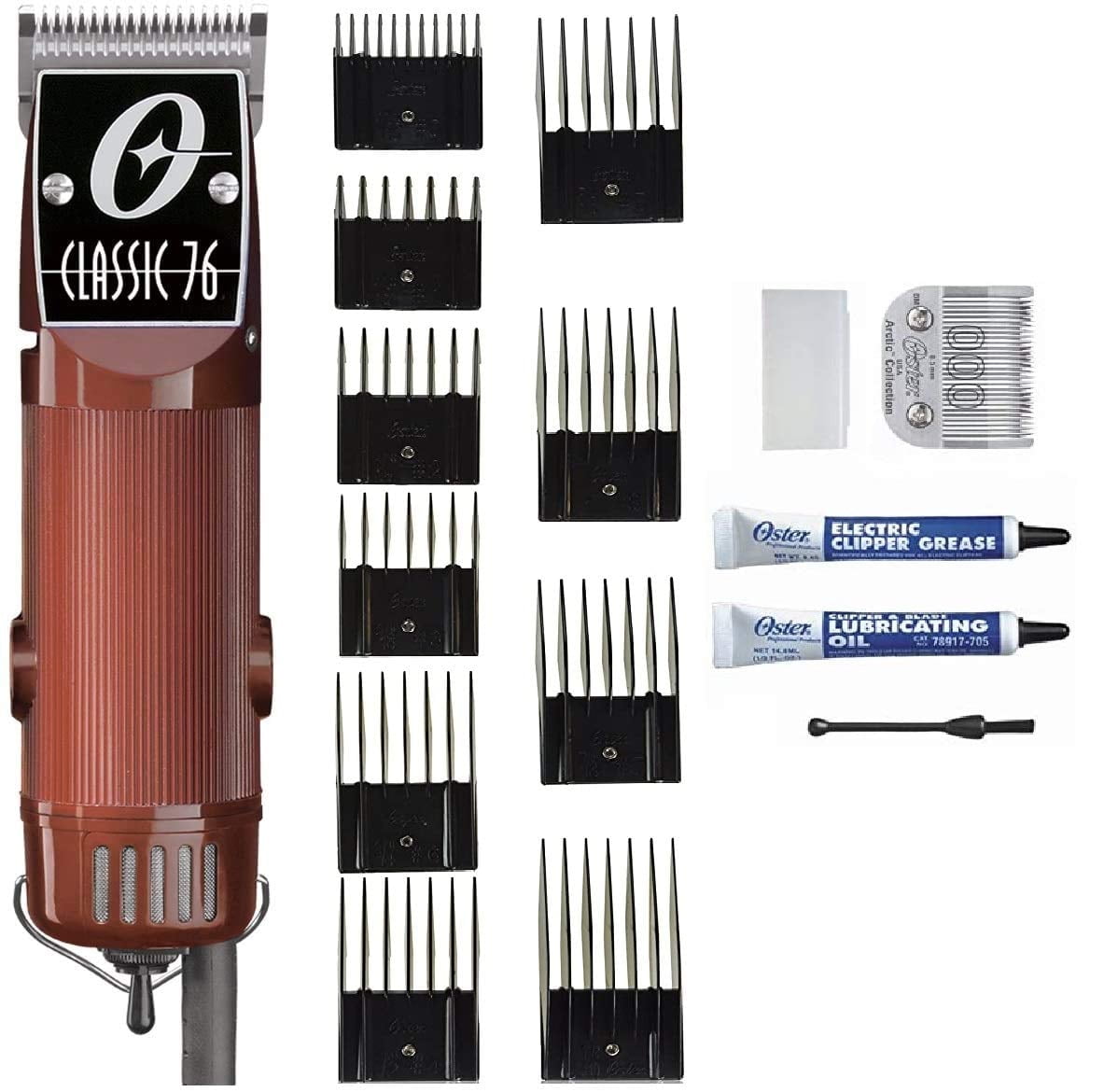 Oster Limited Edition Classic 76 Clipper with 2 Blades & 10 Piece ...