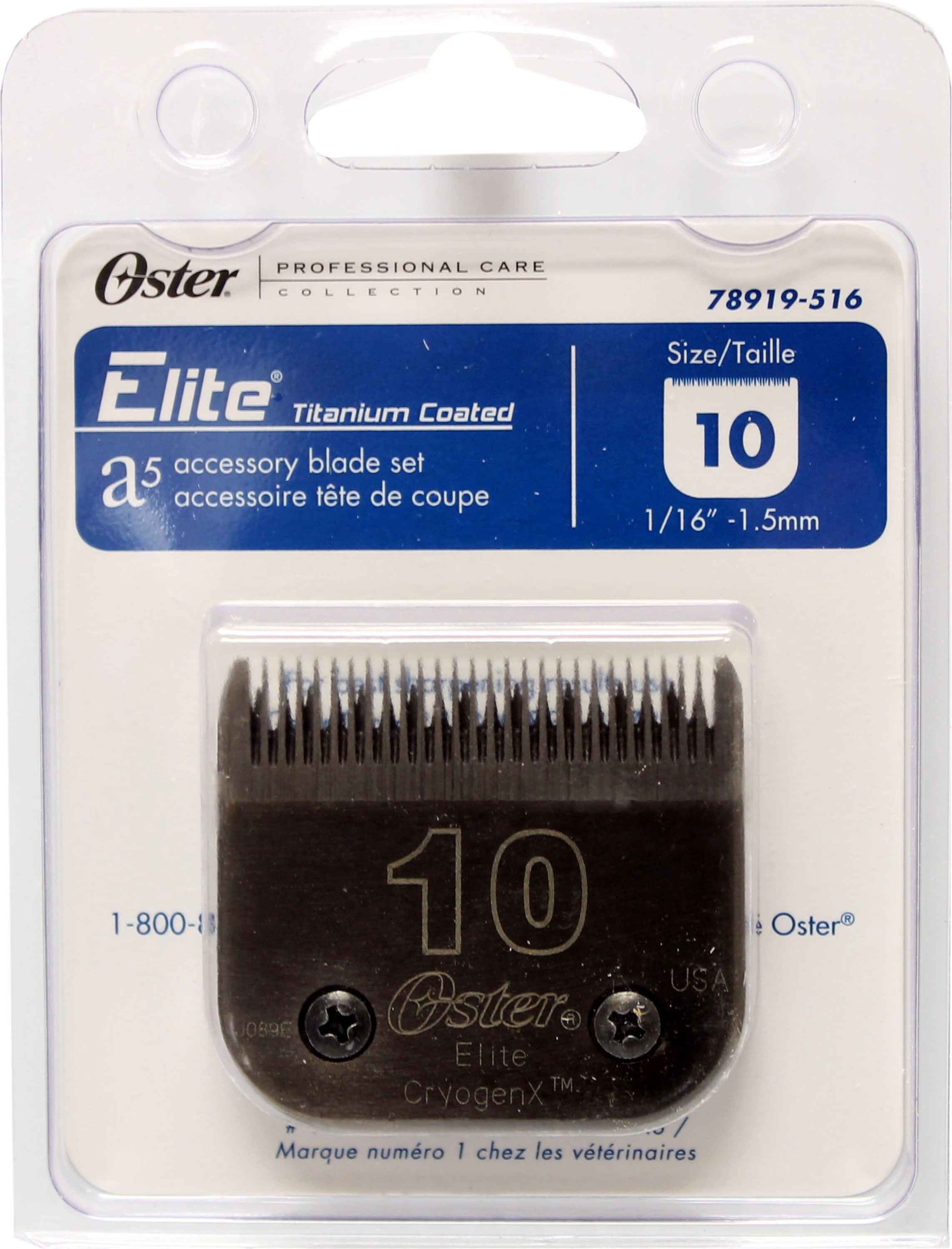Oster Elite CryogenX Size 10 Clipper Blade use with A5 and PowerPro ...