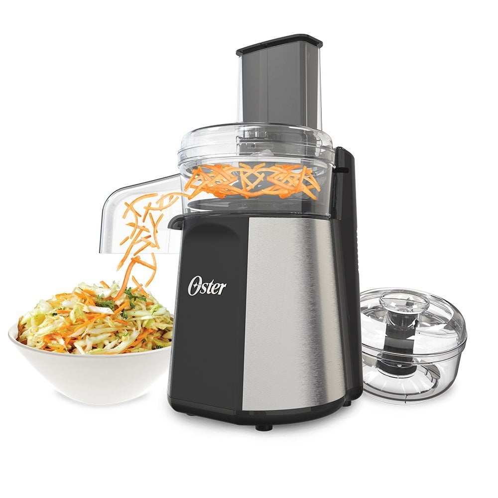 Oster Oskar 2-in-1 Salad Prep & Food Processor, Stainless Steel ...