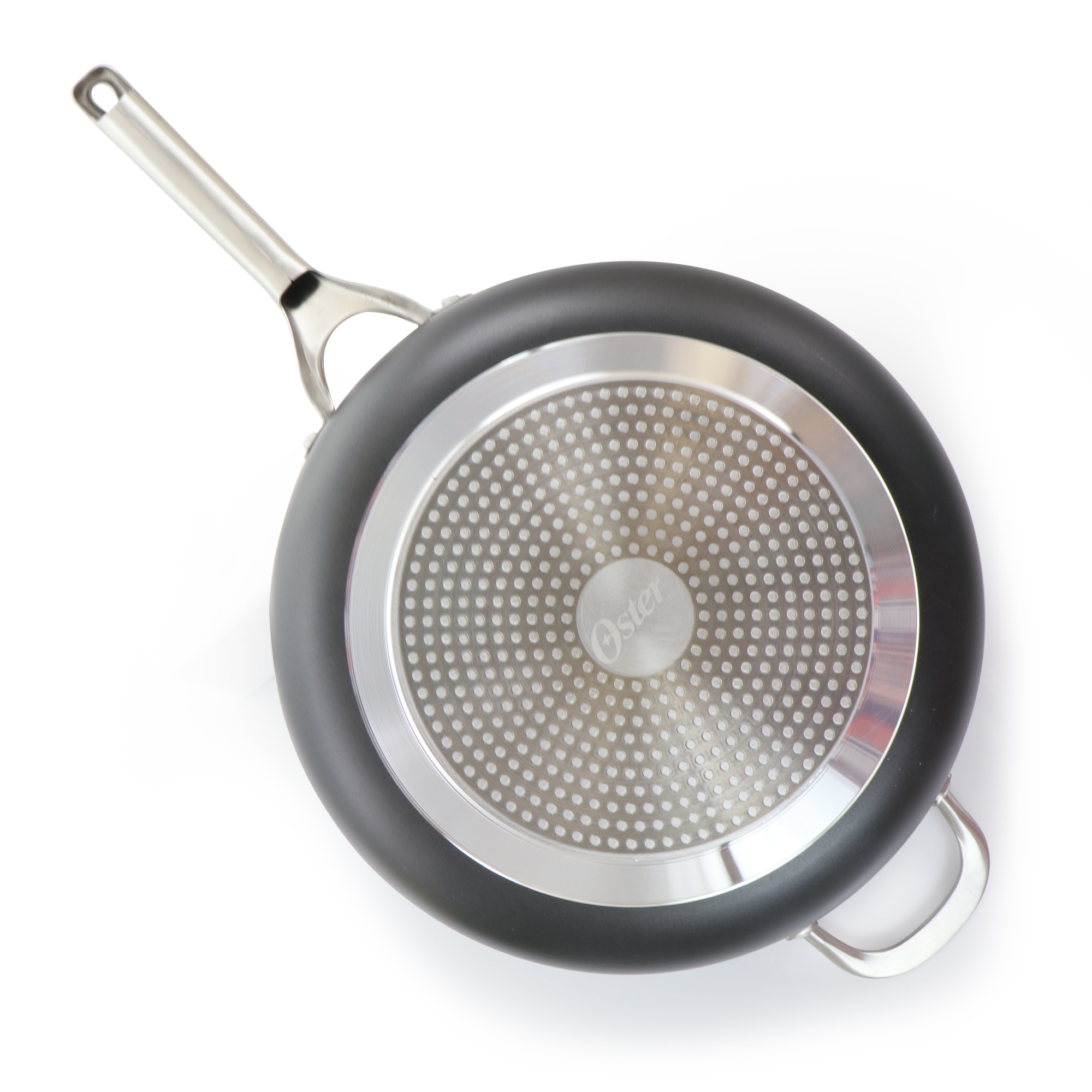 Oster Palladium 4.8 Quart Aluminum Saute Pan with Glass Lid - Walmart.com