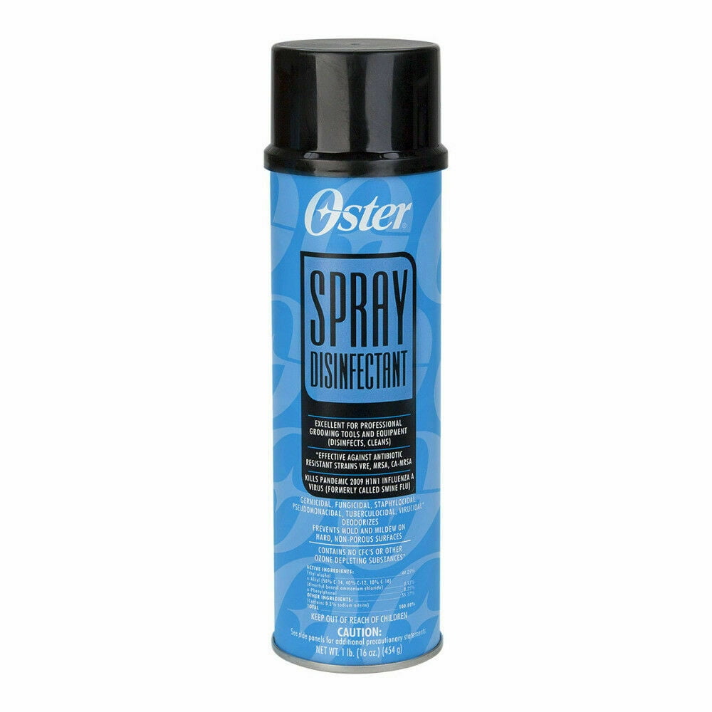 Oster Sanitizer Spray Cleaner for Clippers, Blades, Grooming Tools ...