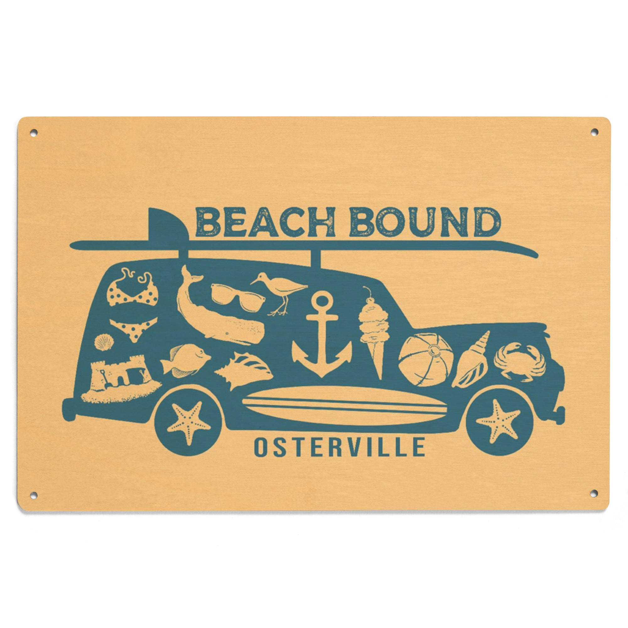 Osterville, Massachusetts, Beach Bound, Beach Icons, Contour Birch Wood ...