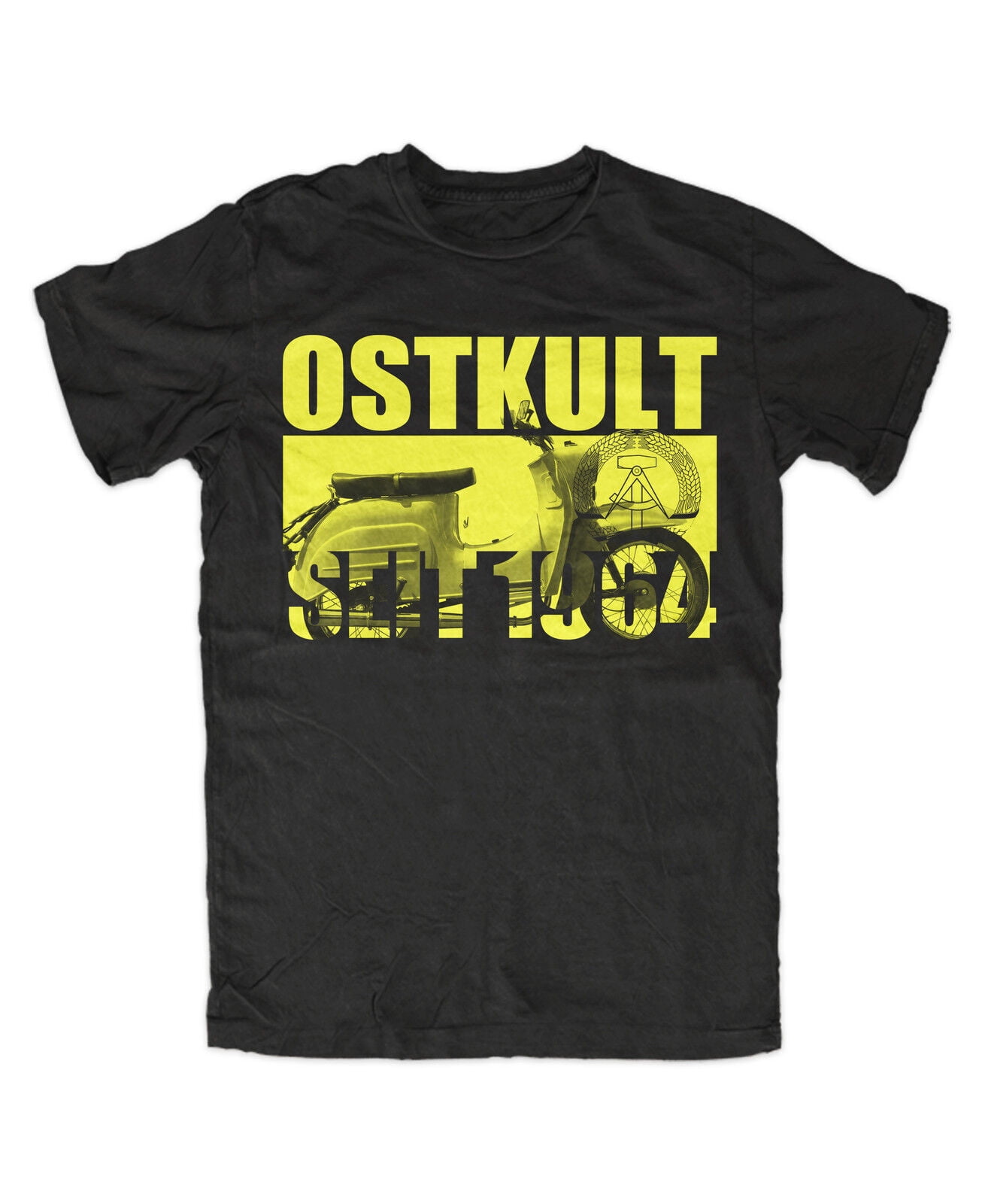 Ostkult T-Shirt Schwarz S51 S50 Schwalbe DDR Zweirad Kult Simson Logo ...