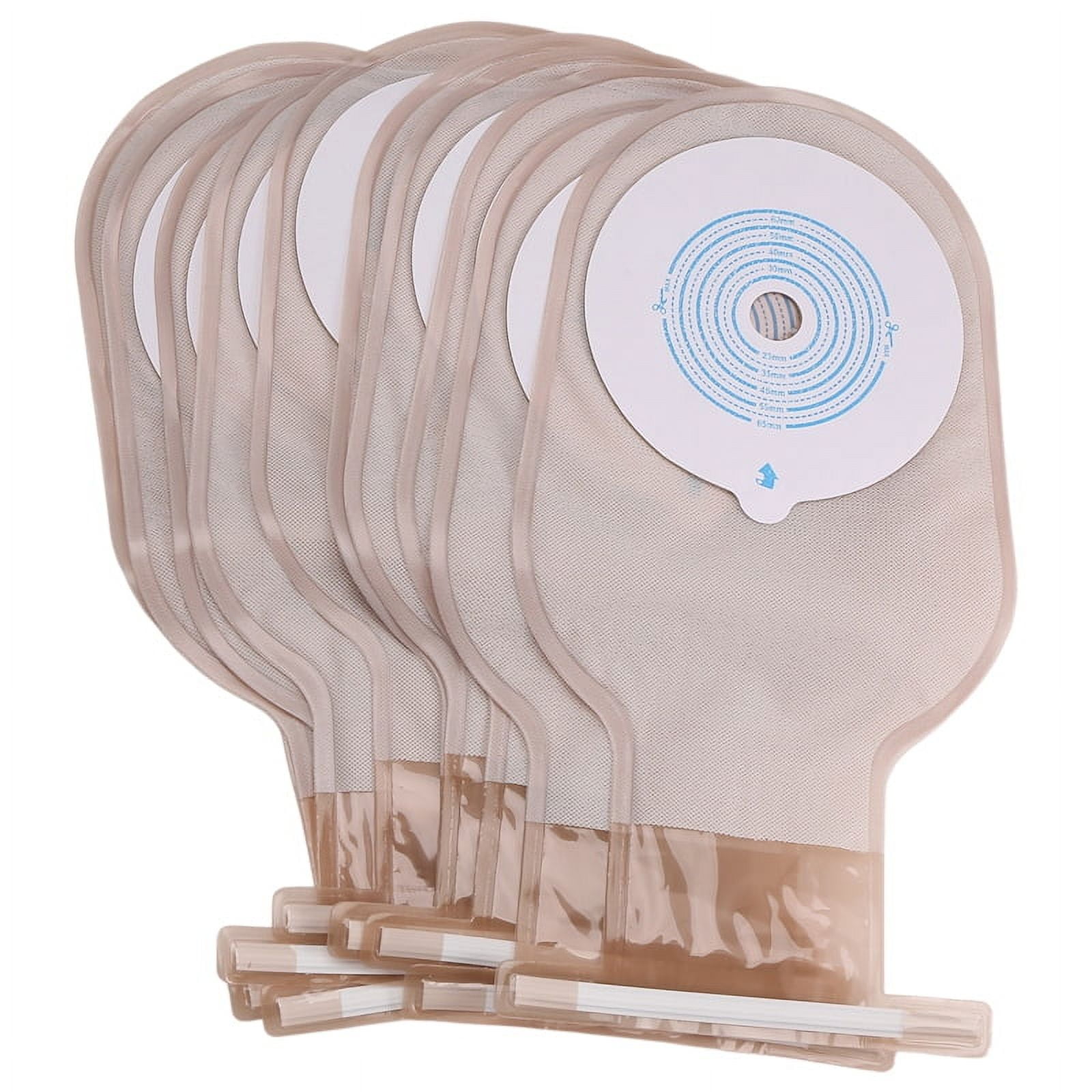 Ostomy Bags One Piece Drainable Pouches for Colostomy Ileostomy Stoma ...