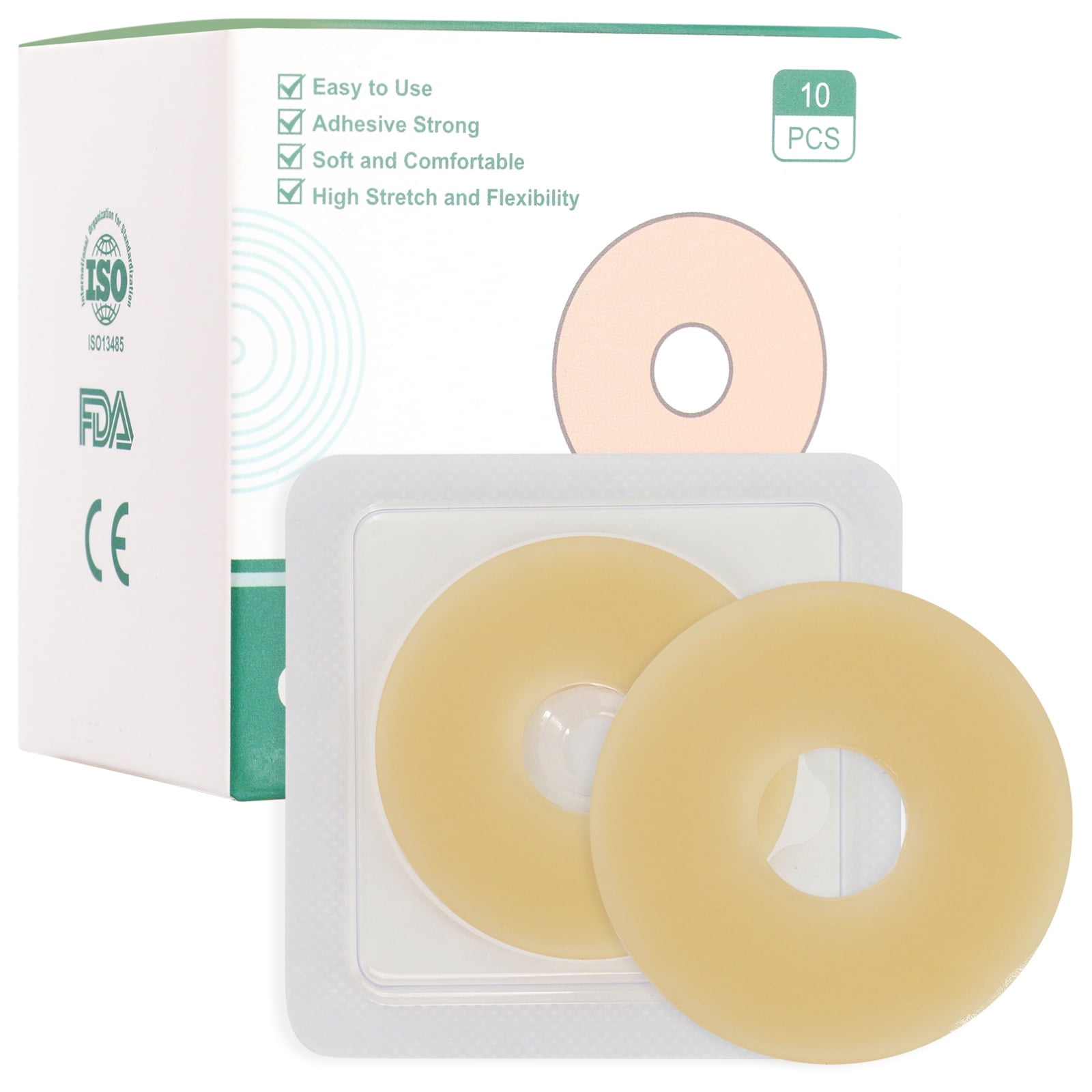 Ostomy Barrier Rings - Outer Diameter 2" (50mm) 2mm Thickness,Moldable ...