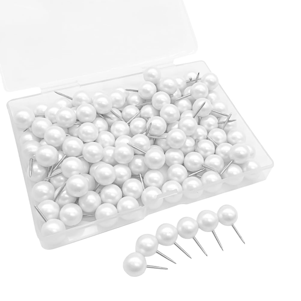 Ostracsh 100pcs Round Push Pins for Cork Board: Photos Memo Notes ...