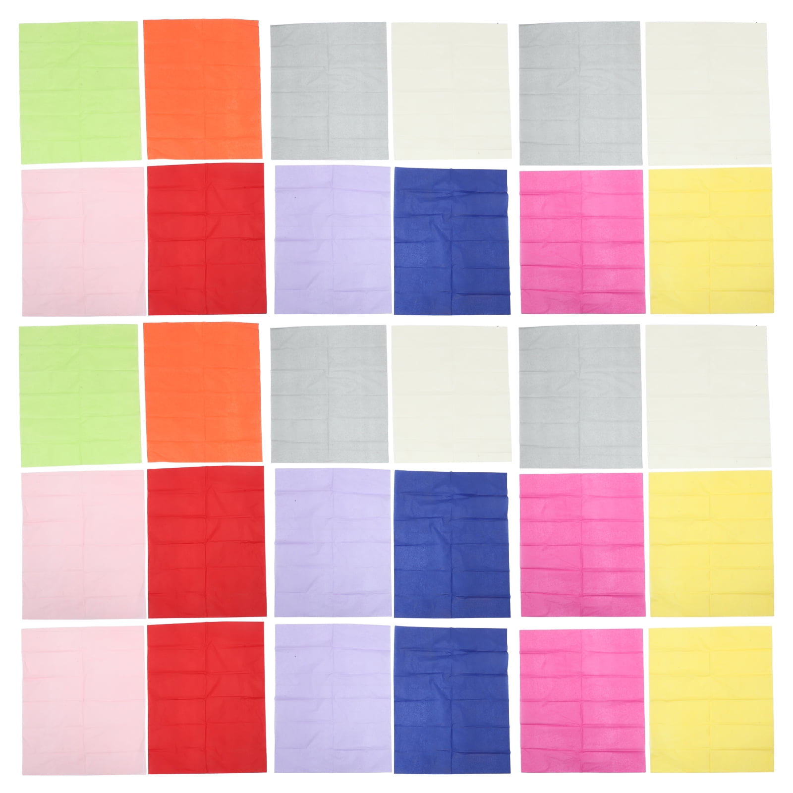 Raindrops Colored Tissue Paper Assorted Color Sheets for Crafts Vibrant ...
