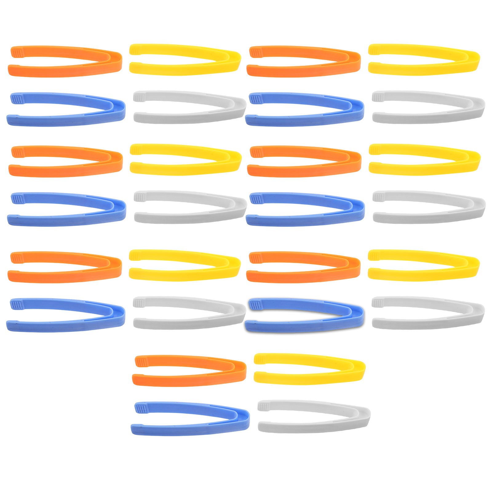 Raindrops 40Pcs Assorted Color Plastic Tweezers for Outdoor Exploration ...