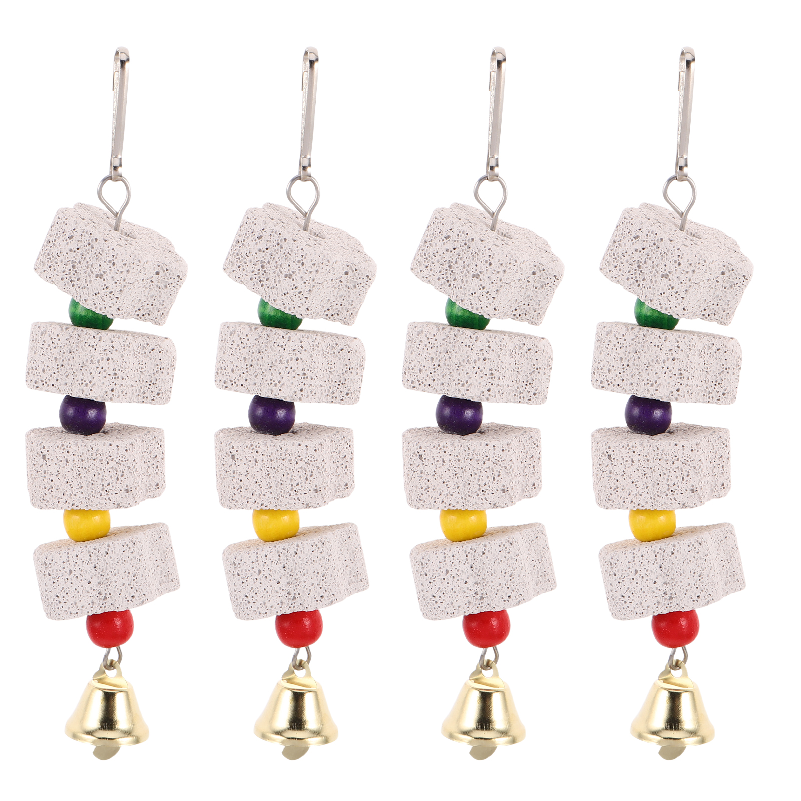 Raindrops Parrot Molar Stone Multi-Color Floating Stone for Beak ...