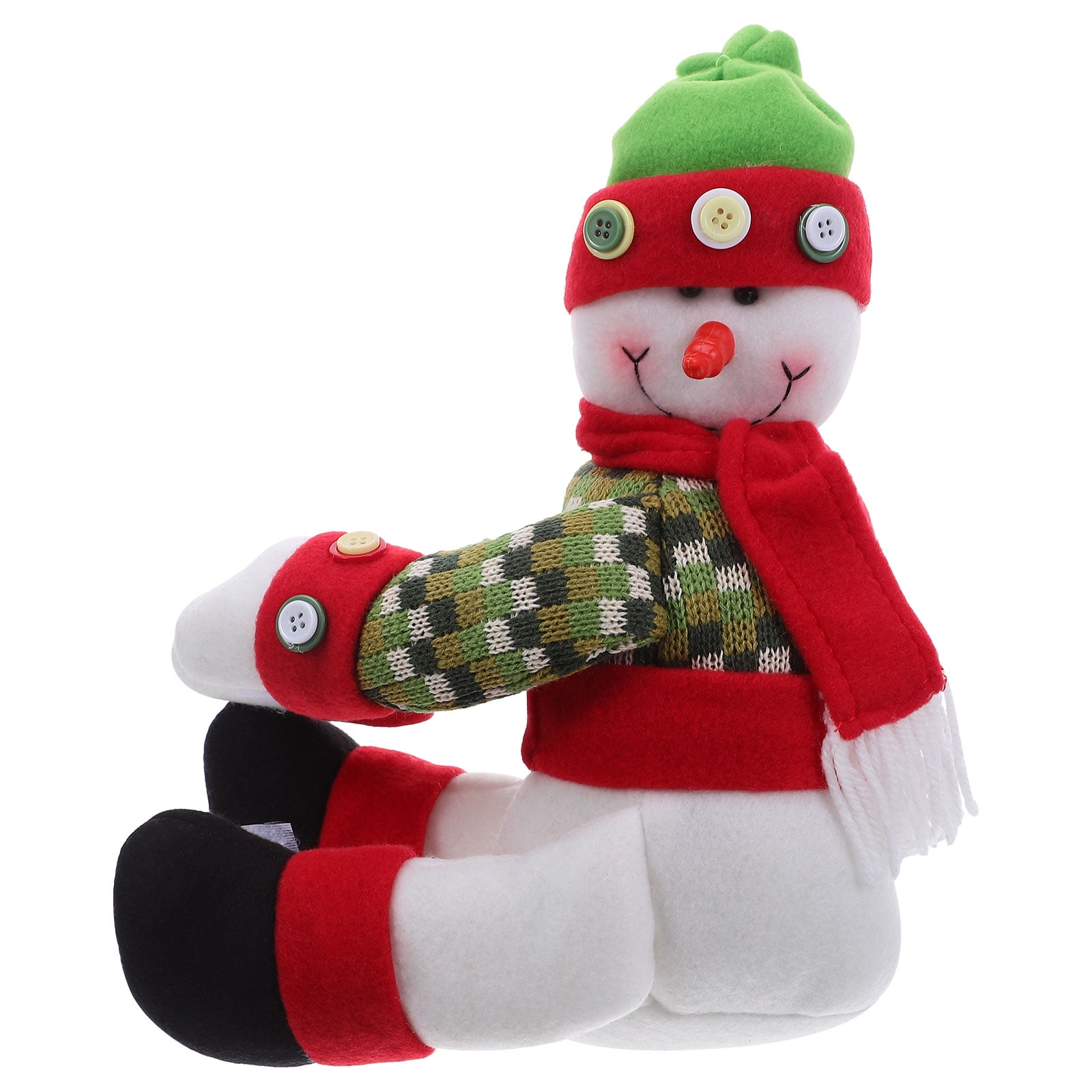 Raindrops Christmas Tree Decoration Plush Snowman Hugger Multi 2 Fabric ...