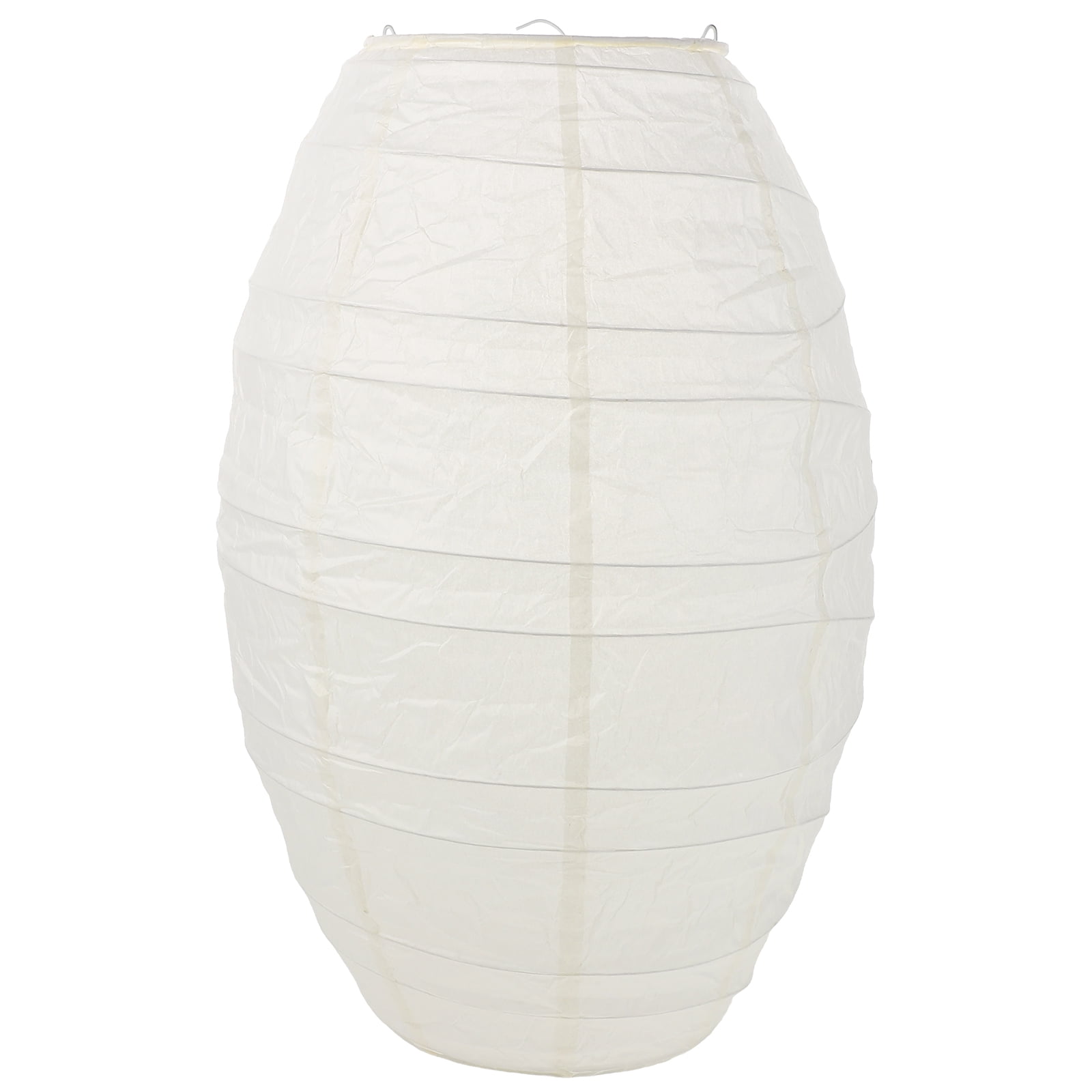 Raindrops Oval Beige Paper Lantern Shade Foldable Hanging Lamp Shade ...