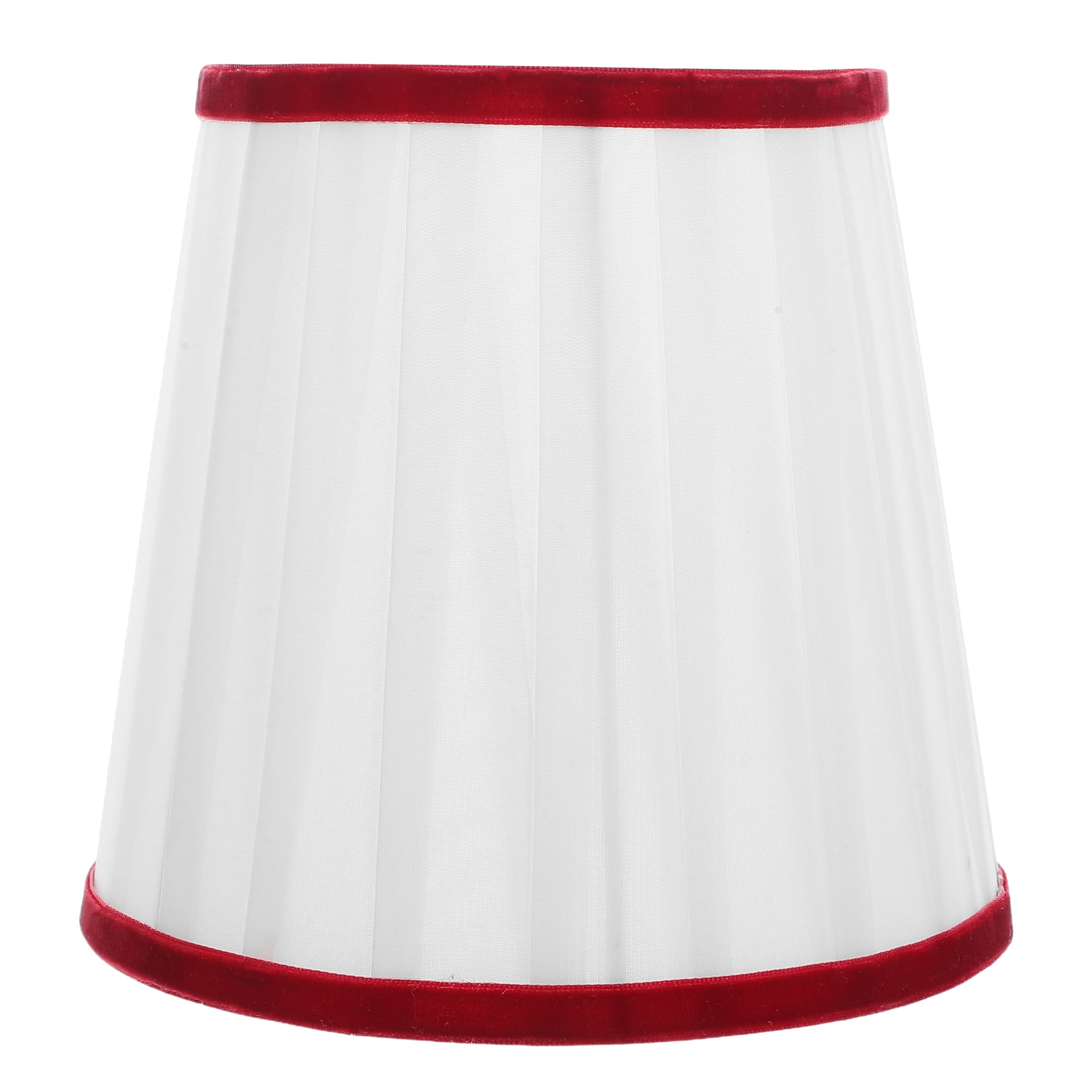 Raindrops Red Cloth Pleated Lamp Shade for Table Lamps with Stable Iron ...