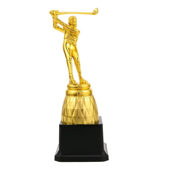 Raindrops Plastic Pool Trophy Featuring 3D Player Statue for Billiards ...