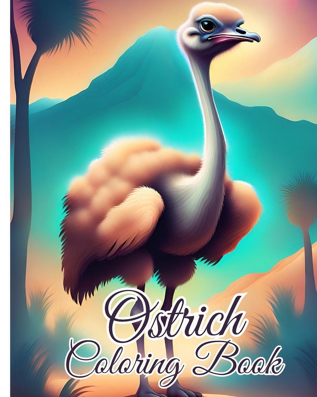 Ostrich Coloring Book: Amazing Collection Of Ostrich Designs, Ostrich ...