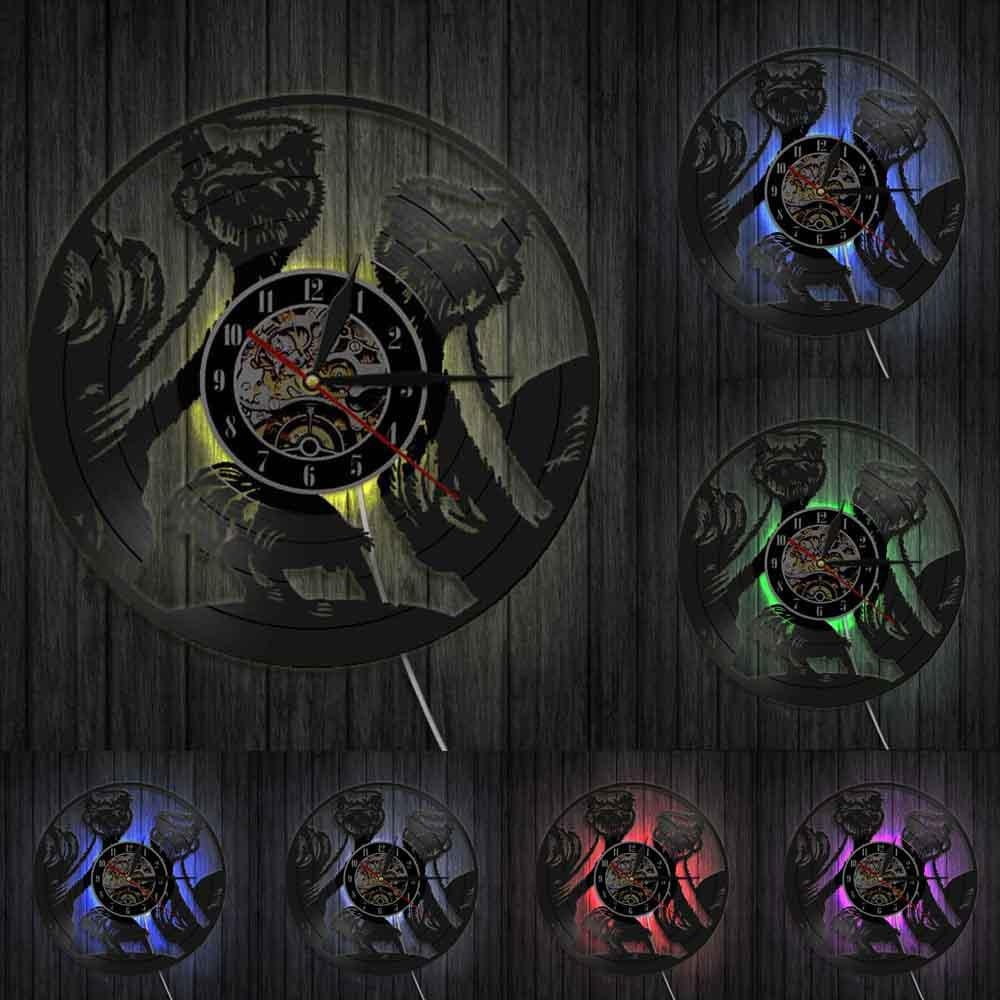 Ostrich Family Wall Art Nursery Wall Clock Africa Safari Ostrich Vinyl ...