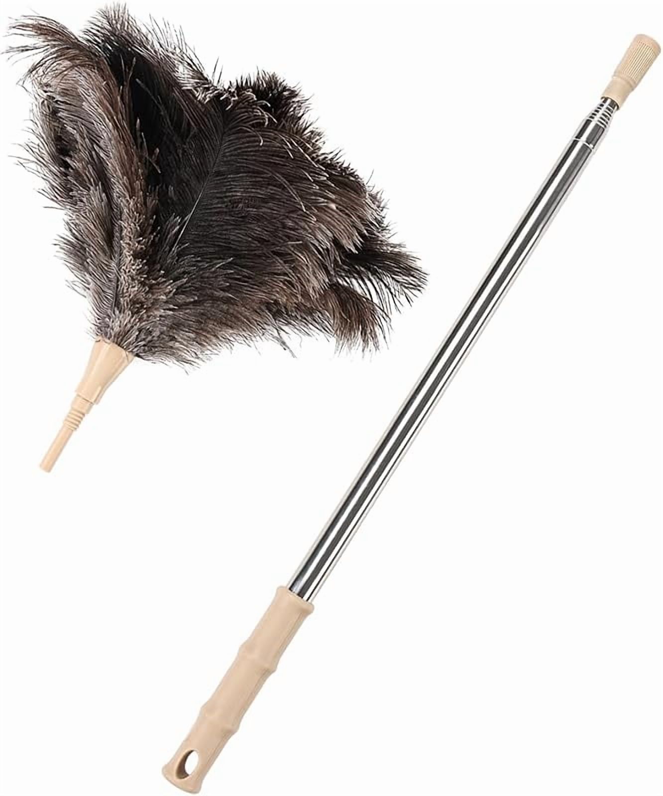 Ostrich Feather Duster 12 Inch Feather Duster Fluffy Natural Ostrich ...
